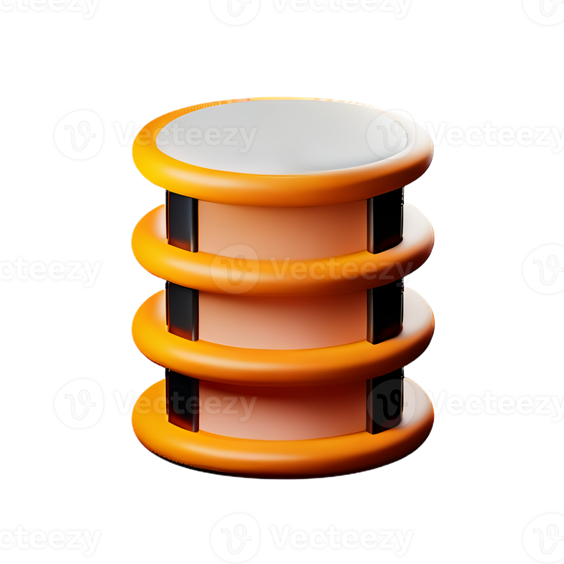 database 3d rendering icon illustration 28715172 PNG