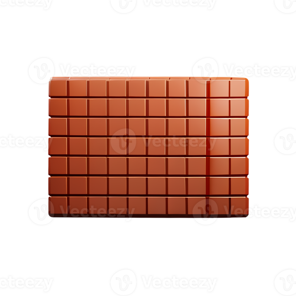 Brick Wall 3d Rendering Icon Illustration 28715238 Png
