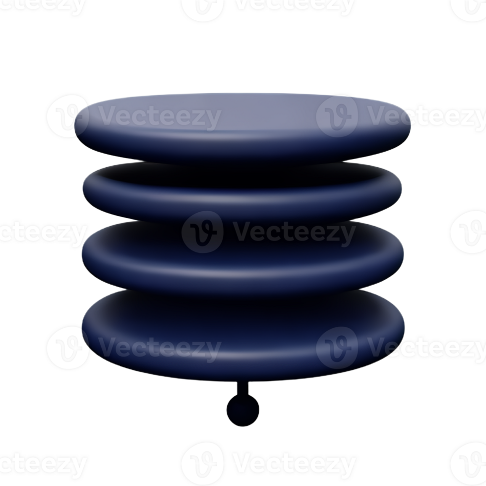database 3d rendering icon illustration 28715514 PNG