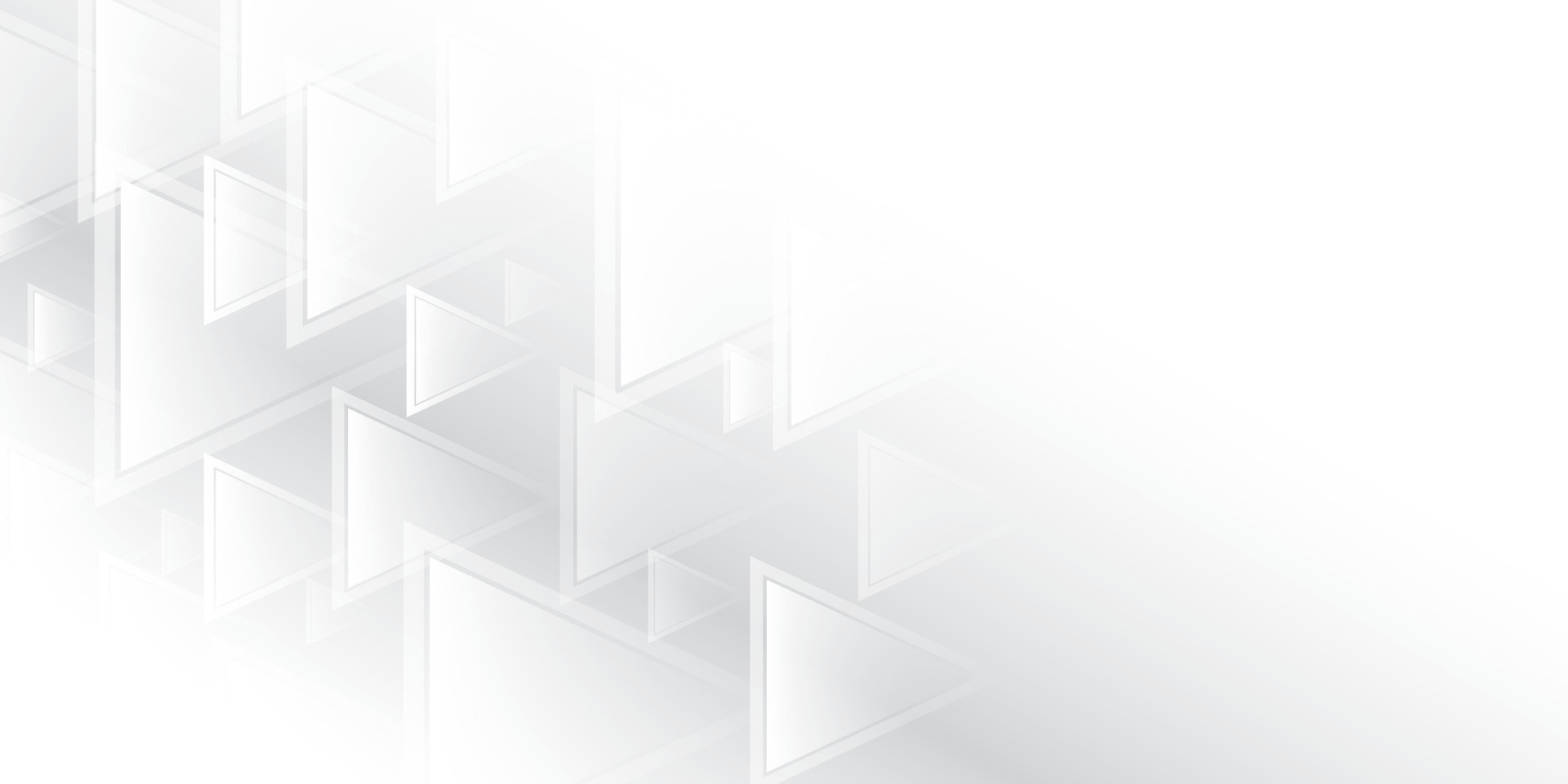 Abstract Geometric White And Gray Color Background Triangle Shape Pattern Vector Illustration