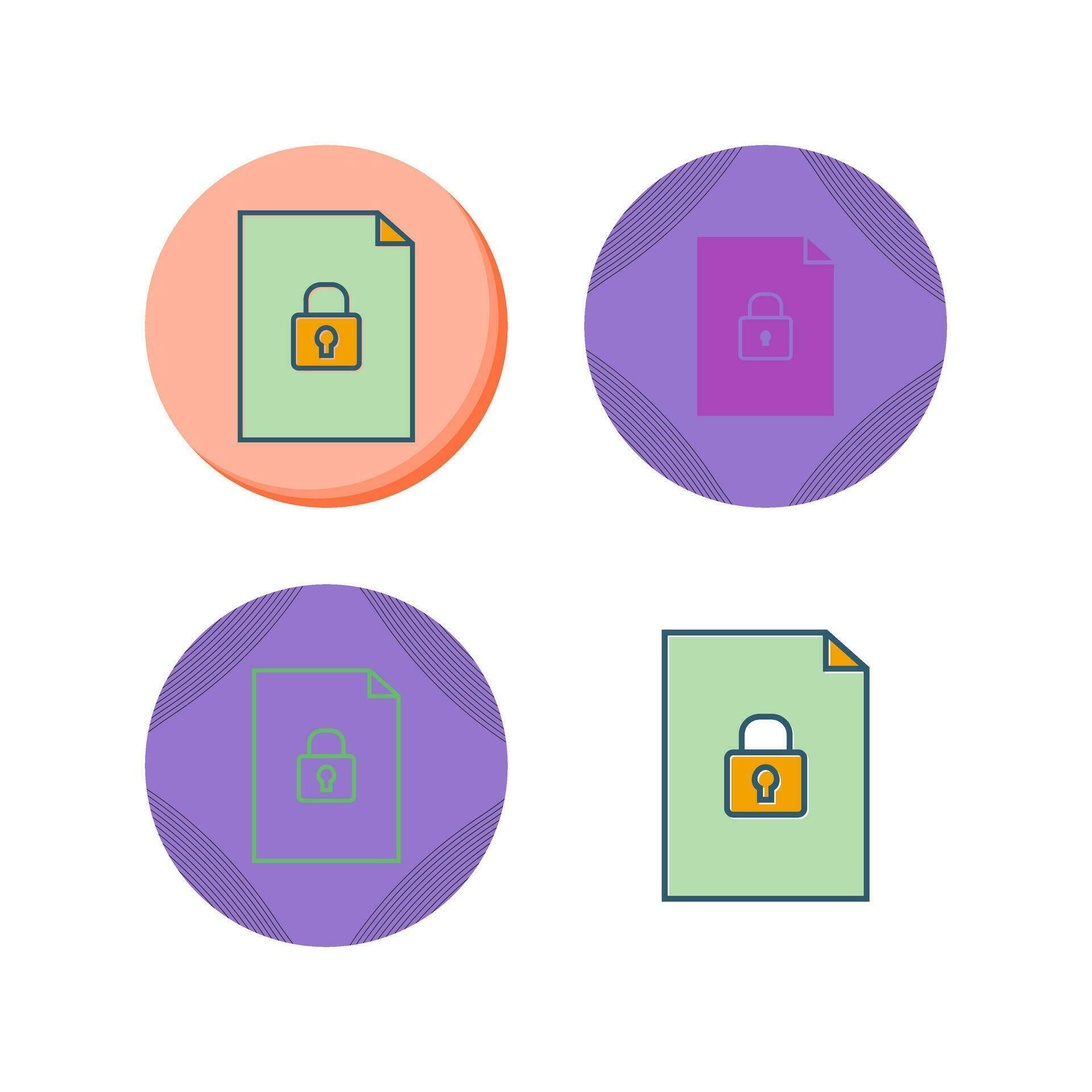 Secure Document Vector Icon 28727489 Vector Art at Vecteezy