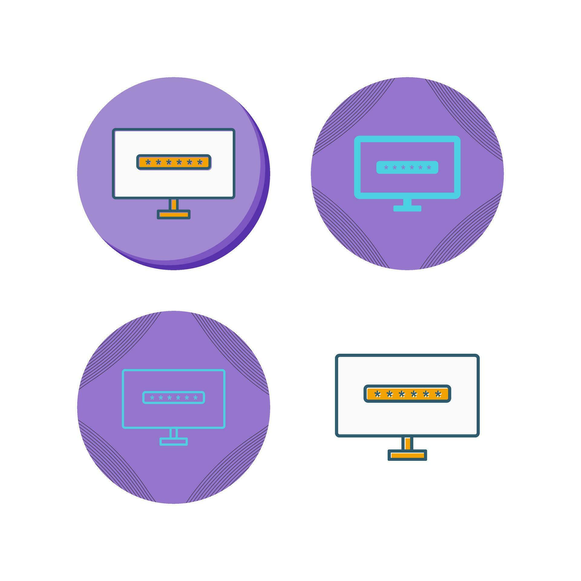 System Password Vector Icon 28727574 Vector Art At Vecteezy