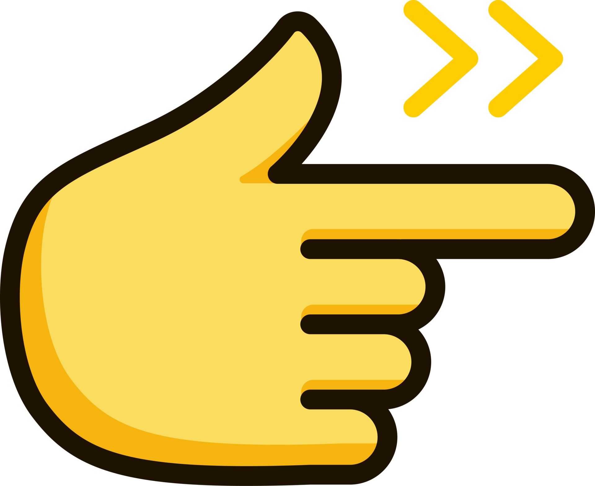 Pointing Hand Right Icon Emoji Sticker 28727878 Png