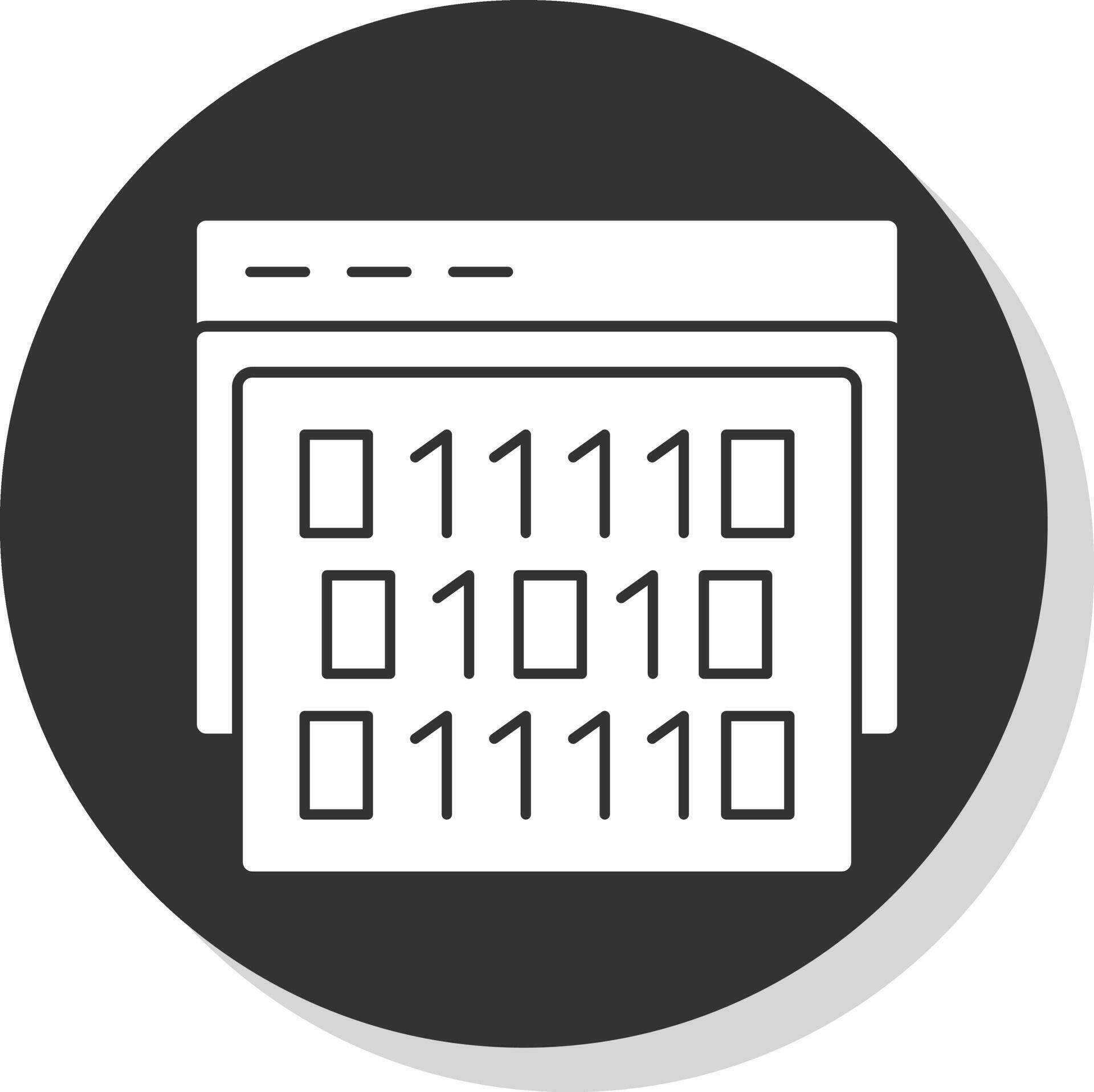 Binary code Vector Icon Design 28739209 Vector Art at Vecteezy