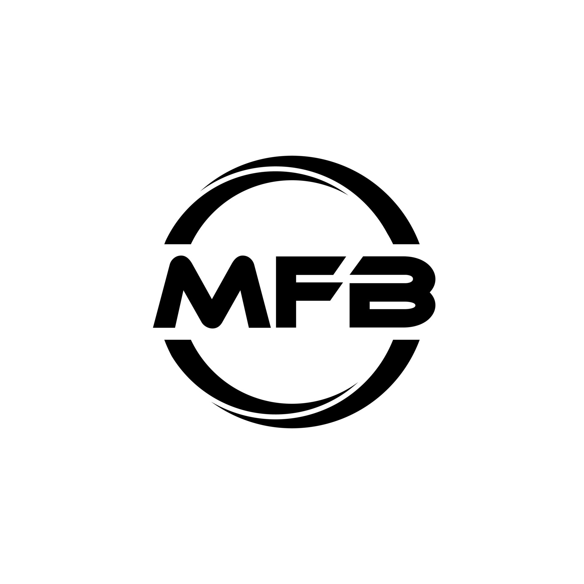 MFB Letter Logo Design, Inspiration for a Unique Identity. Modern Elegance and Creative Design ...