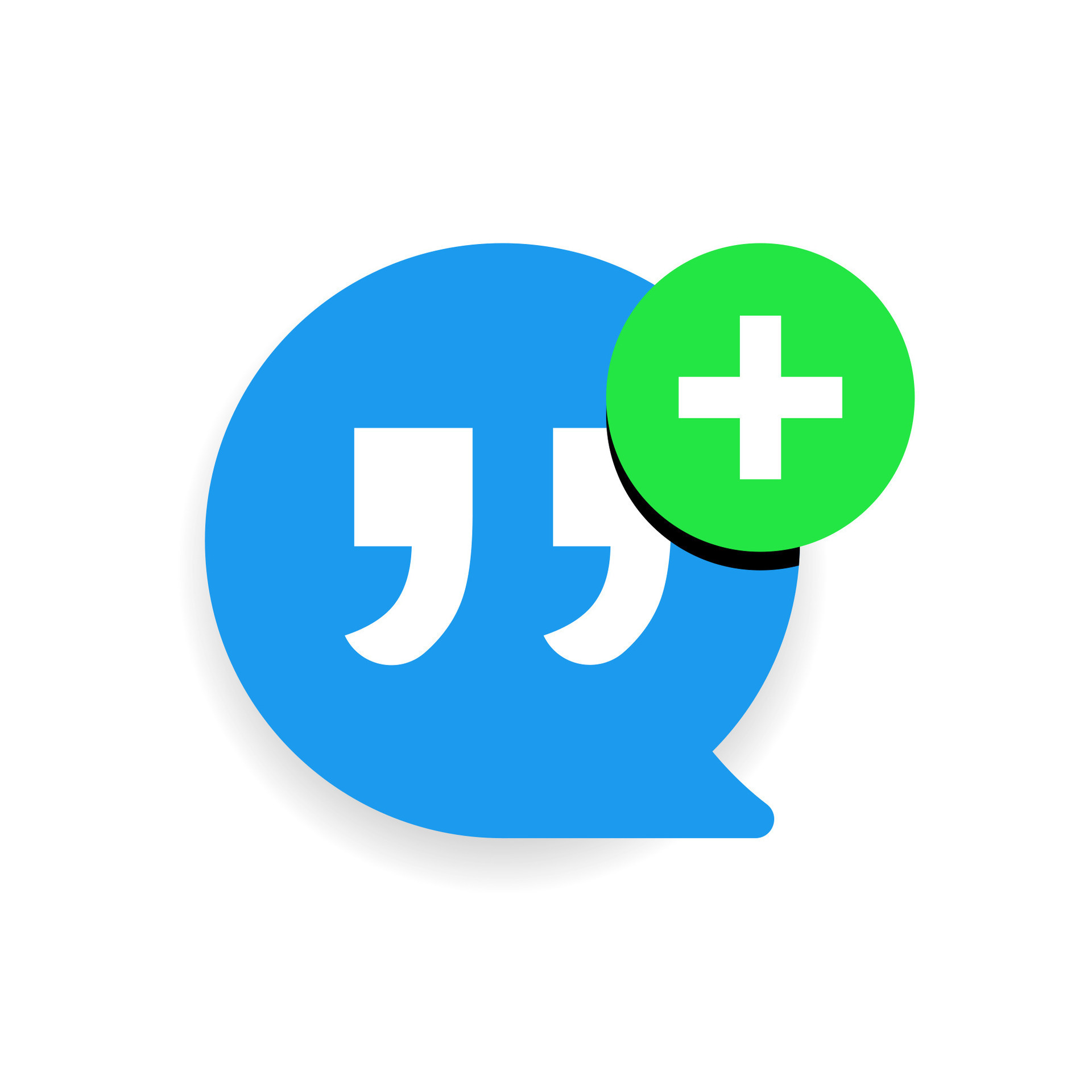 Add comment button concept illustration flat design vector eps10. modern graphic element for ...