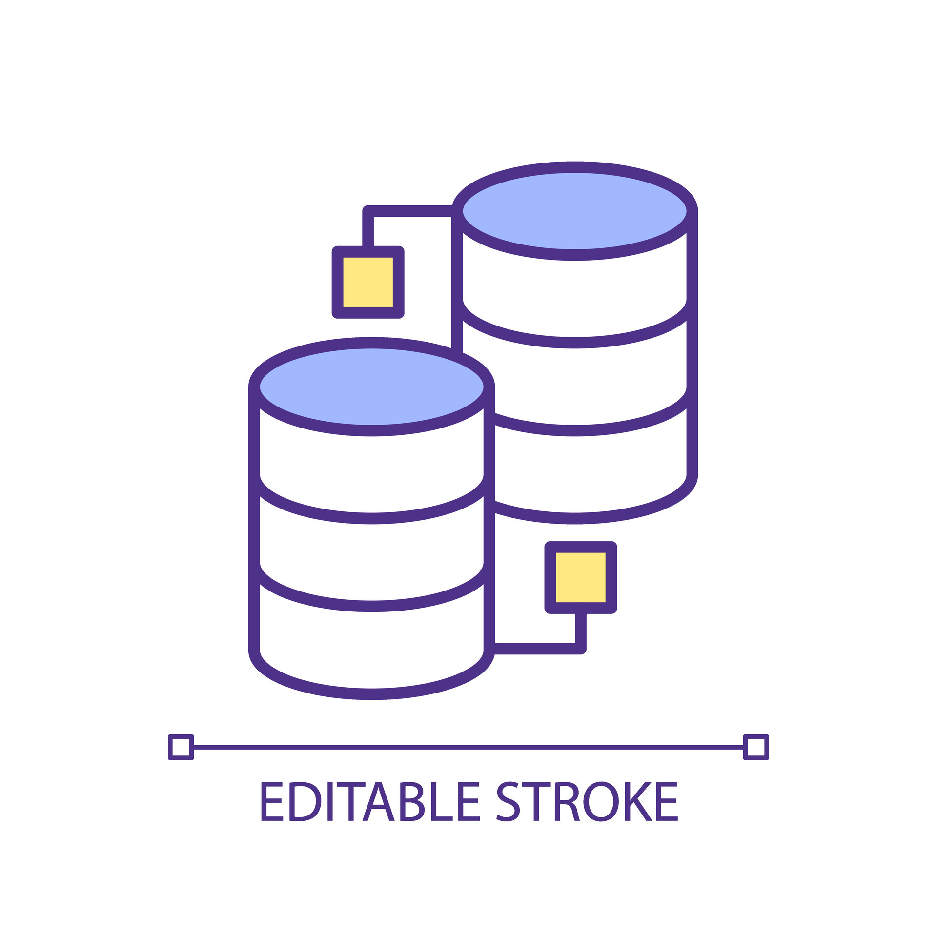 Editable Develop Policies Icon Representing Data Democratization Isolated Vector Thin Line