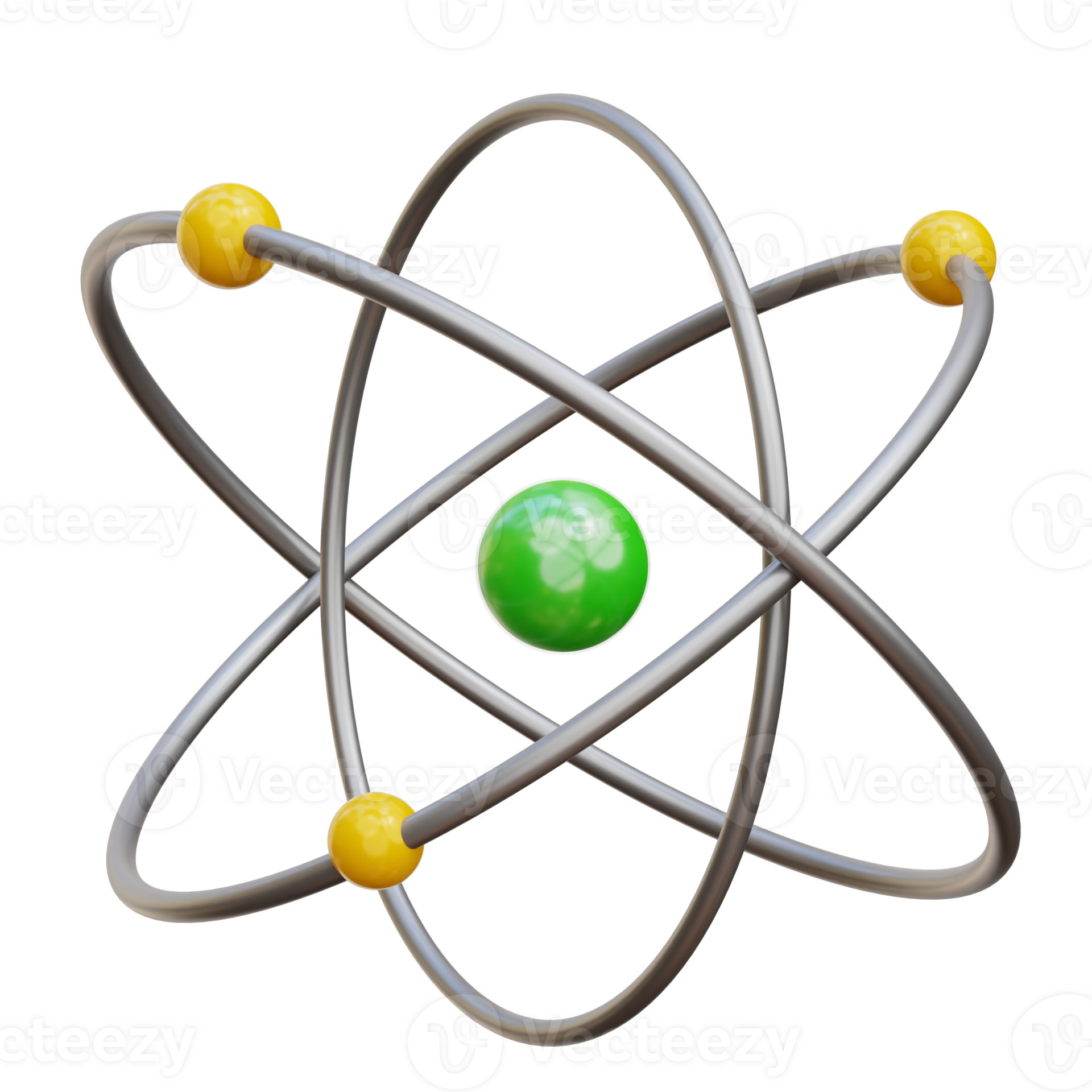 Atom 3d Icon Illustration 28753807 Png