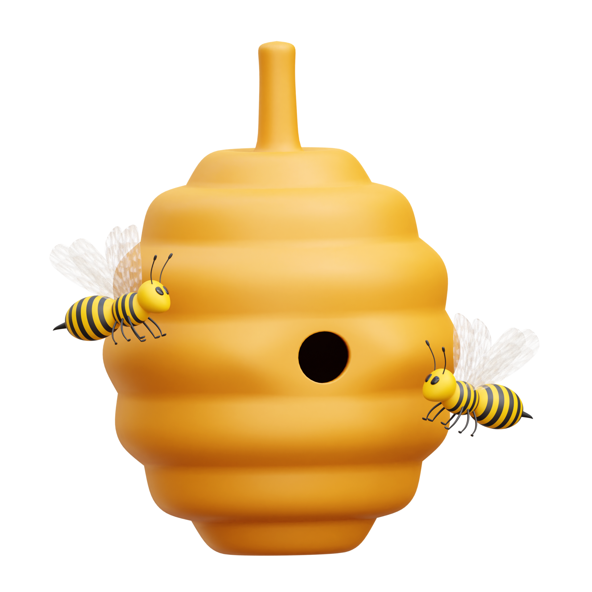 Bee Hive 3d Icon Illustrations 28753815 PNG