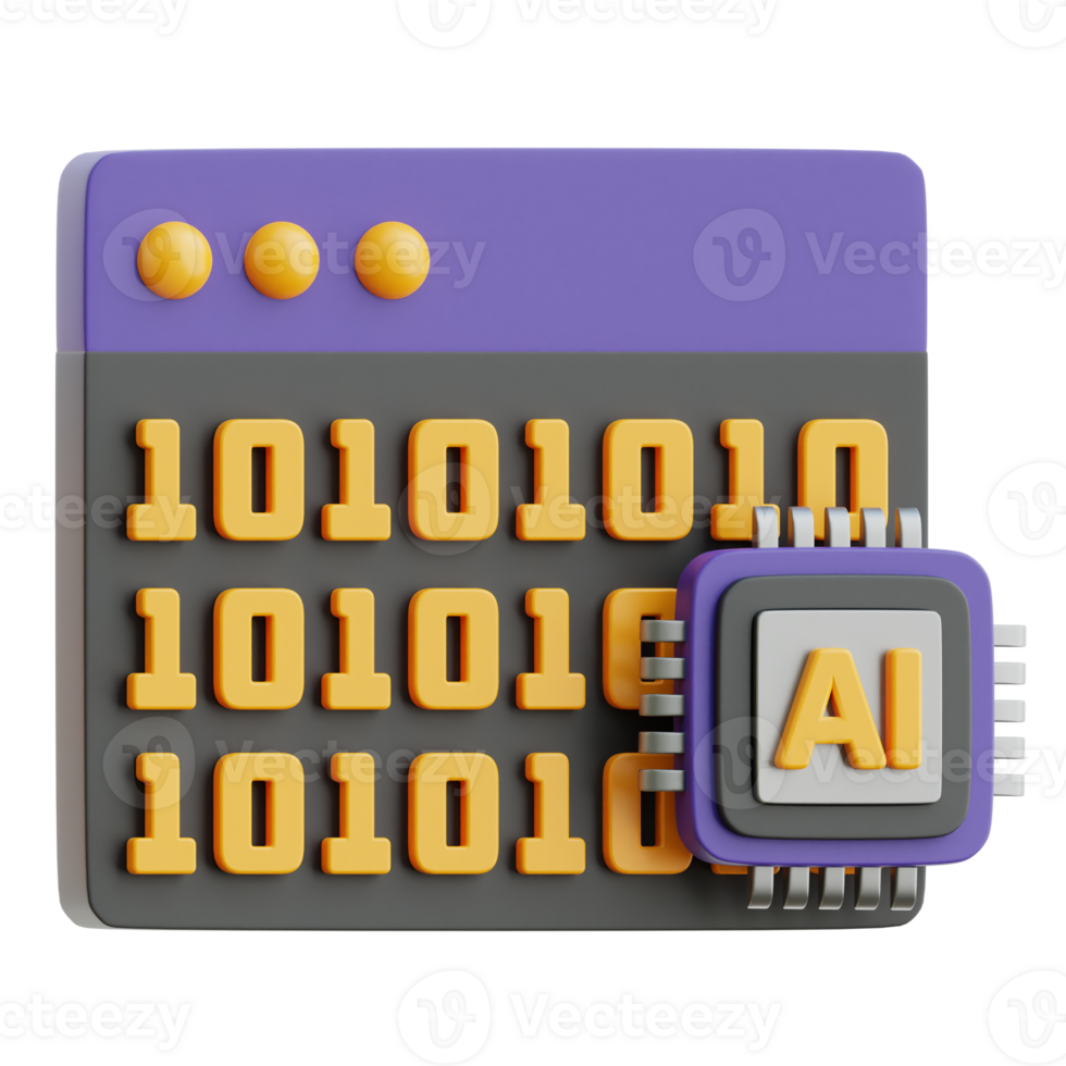 Ai Algorithm 3d Icon Illustrations 28754366 Png