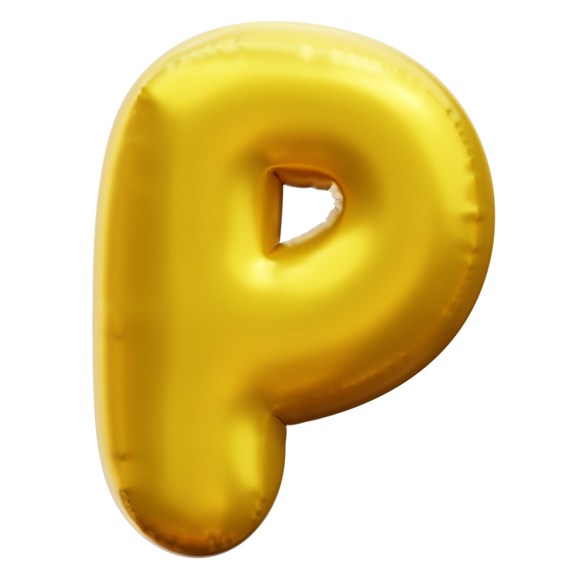 Alphabet P 3d Balloon 28754424 PNG