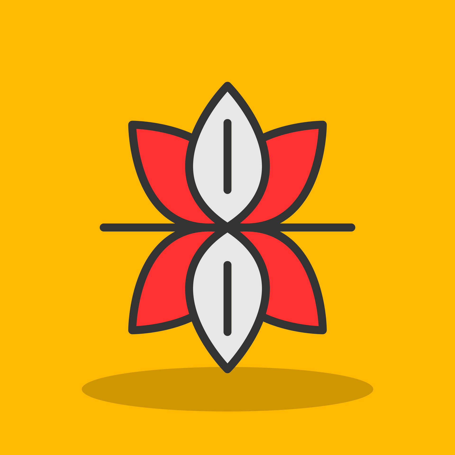 Lotus Flower Vector Icon Design 28760750 Vector Art At Vecteezy