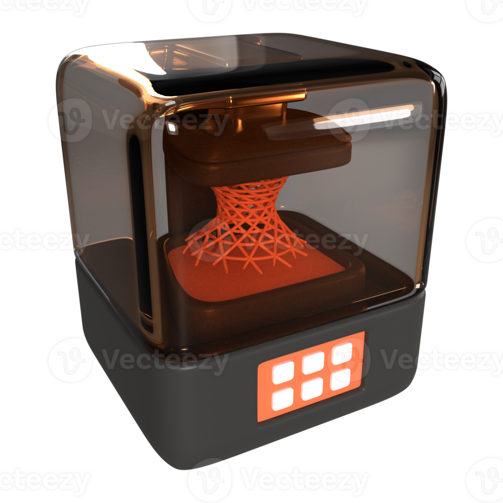 SLA 3D Printer 3D Illustration Icon 28766487 PNG