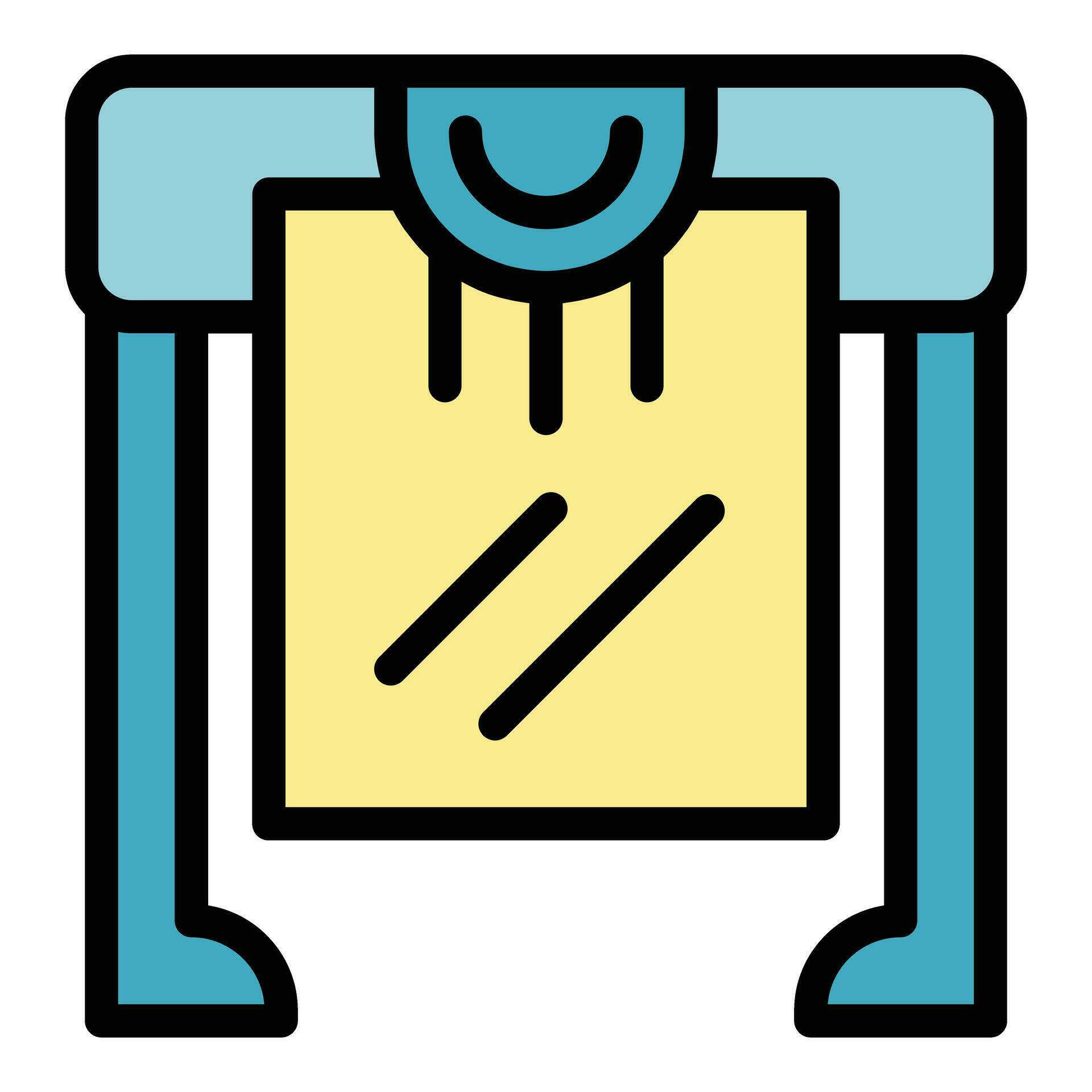 Office plotter icon vector flat 28774556 Vector Art at Vecteezy