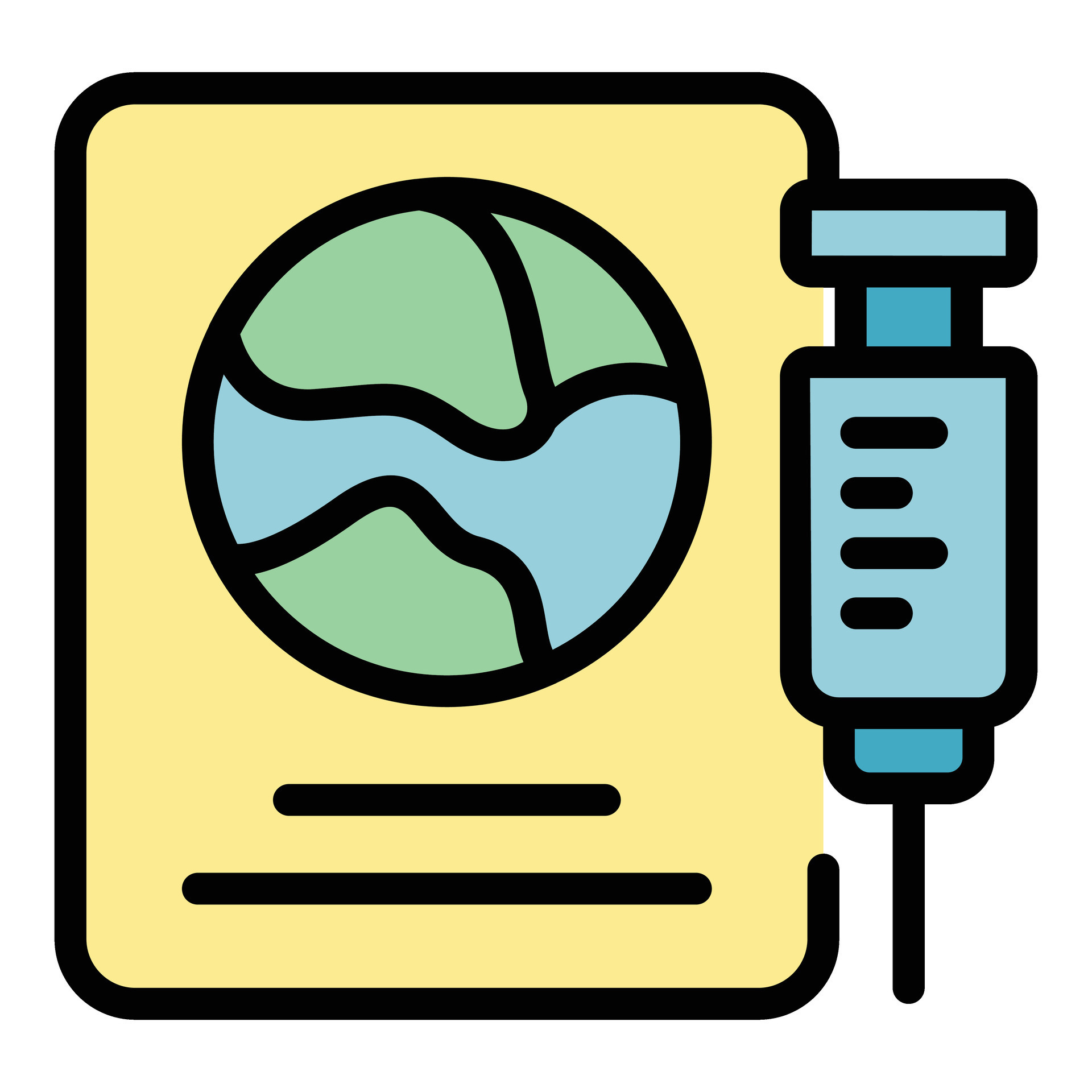 Global pcr result icon vector flat 28774776 Vector Art at Vecteezy