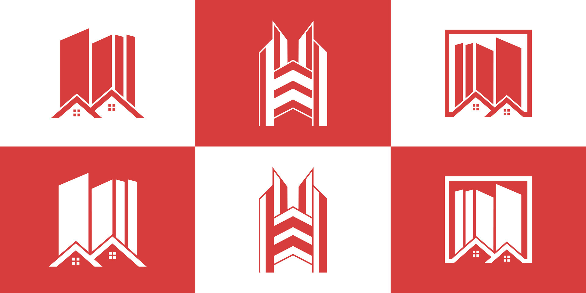 collection of building architecture sets Premium Vector 28774974 Vector ...