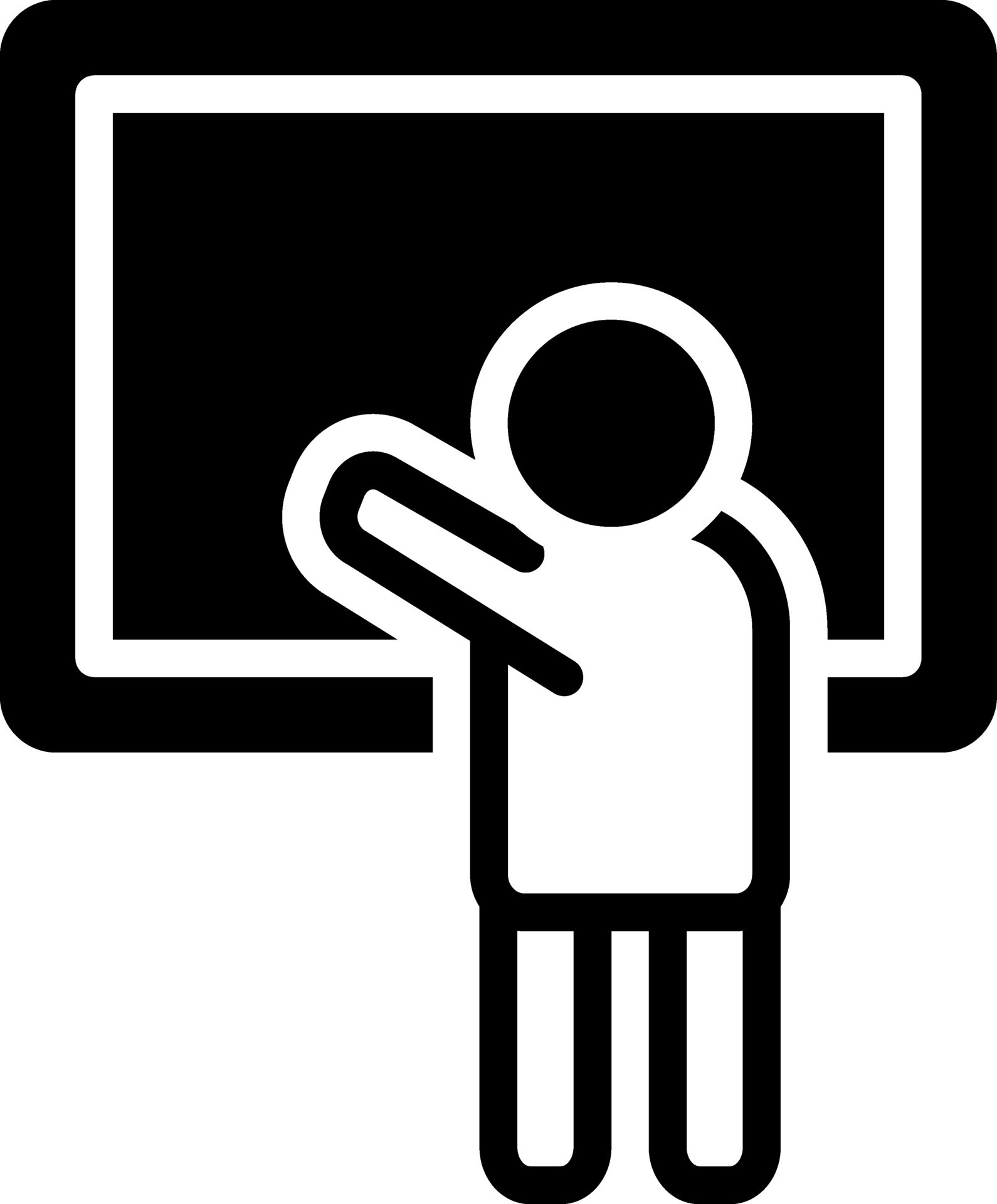 solid icon for presenting 28783579 Vector Art at Vecteezy