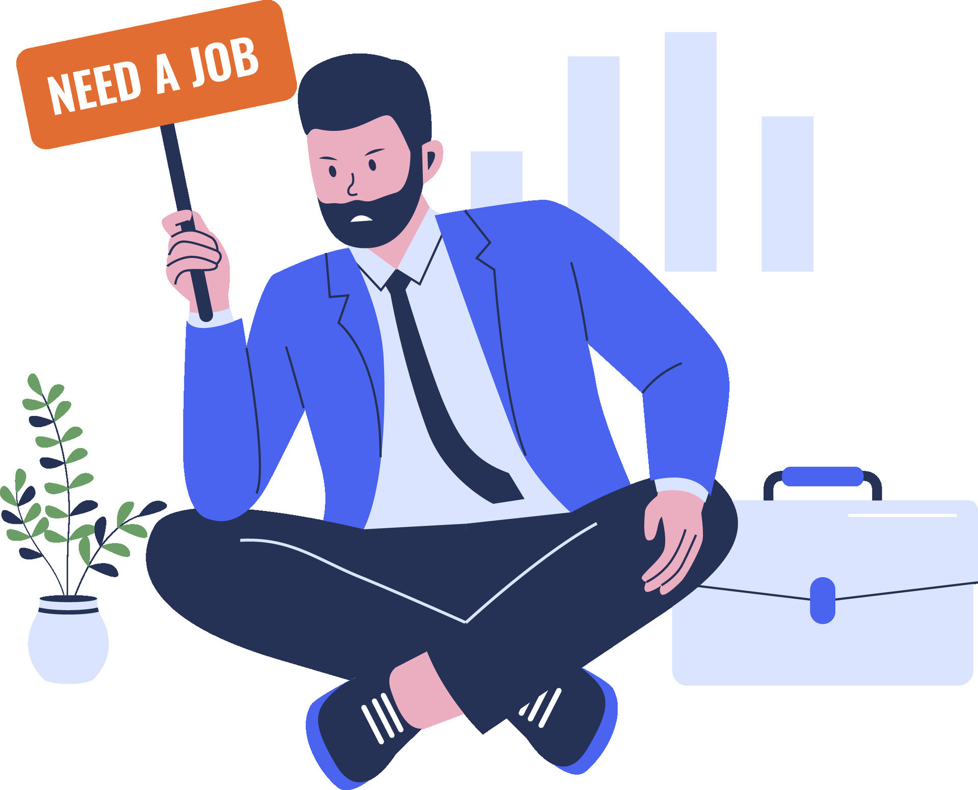 Vector of unemployment illustration 28791831 Vector Art at Vecteezy