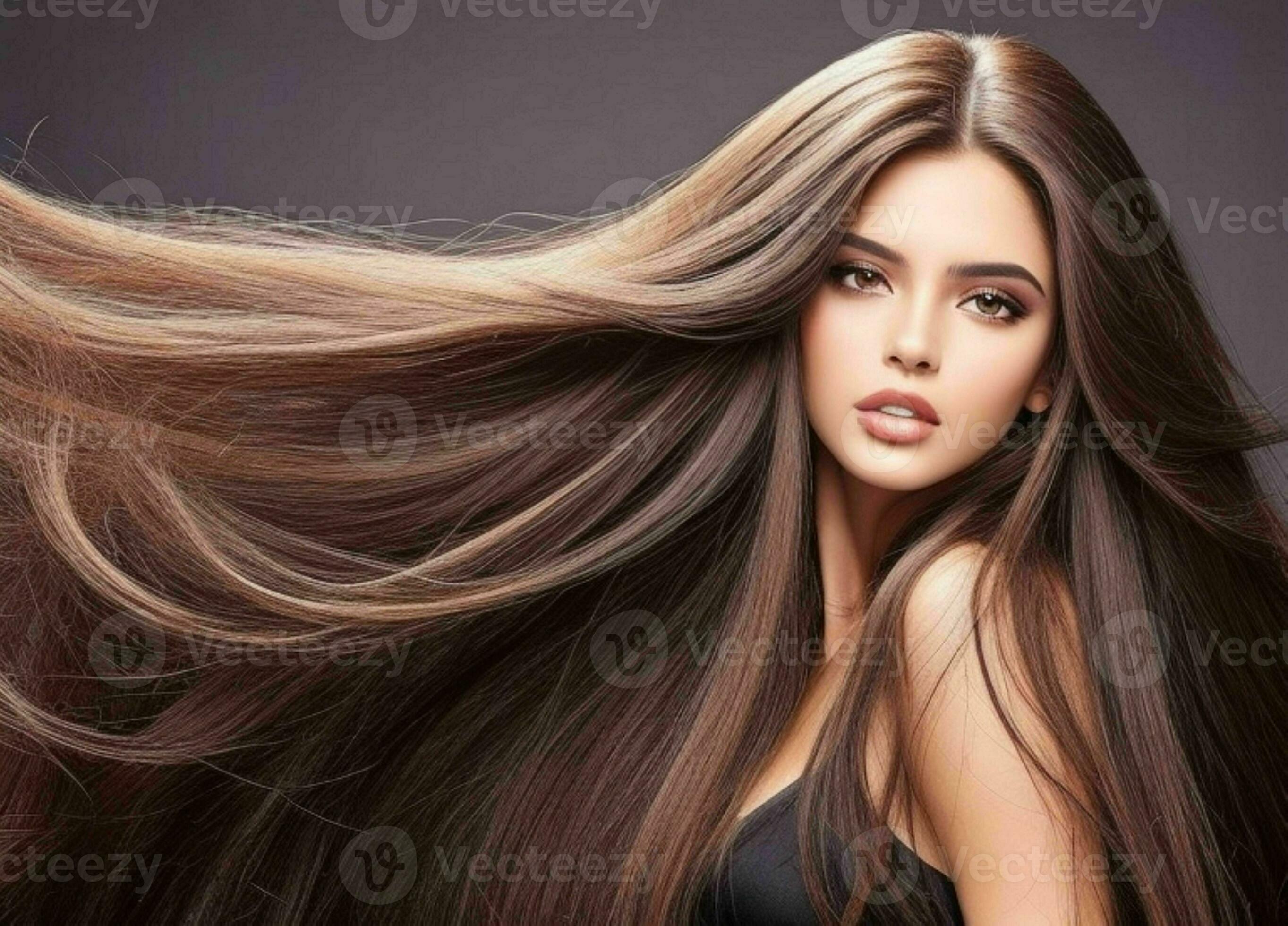 Beautiful Woman Fashion Model With Long Hair Pro Photo 28797013 Stock