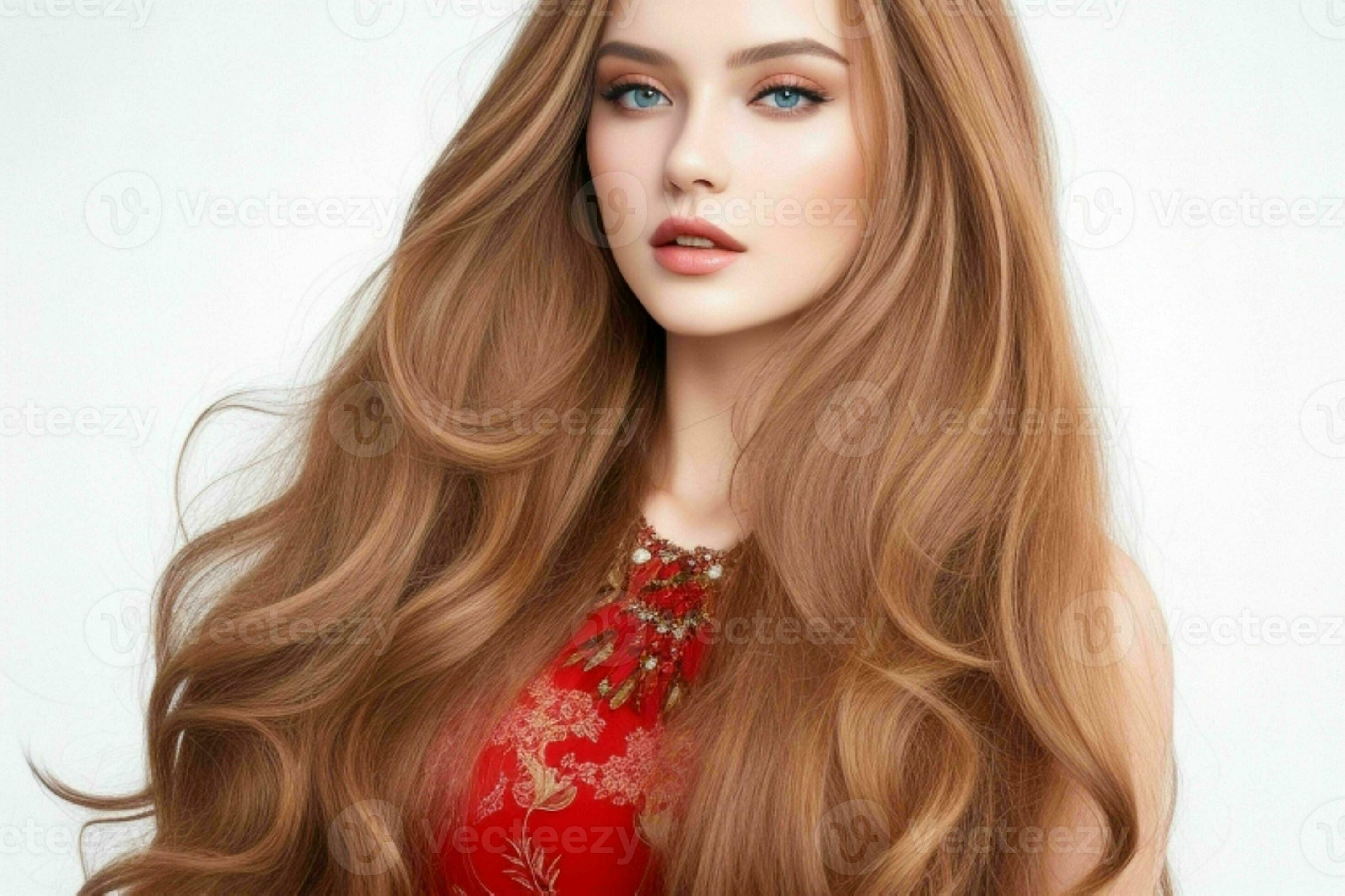 Beautiful Woman Fashion Model With Long Hair Pro Photo 28797099 Stock