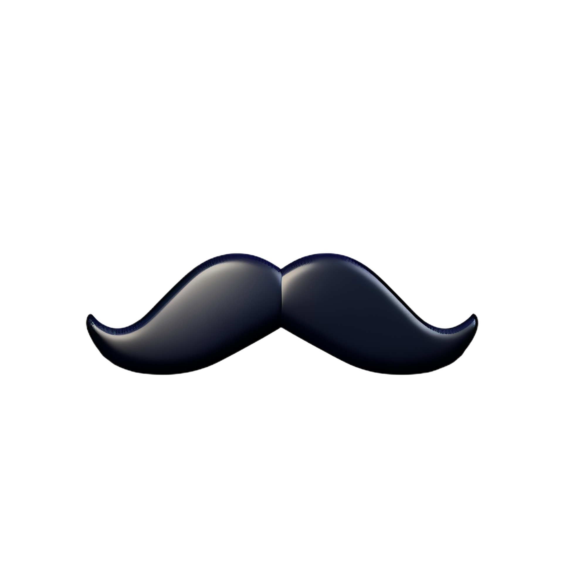 mustache 3d rendering icon illustration 28799091 PNG