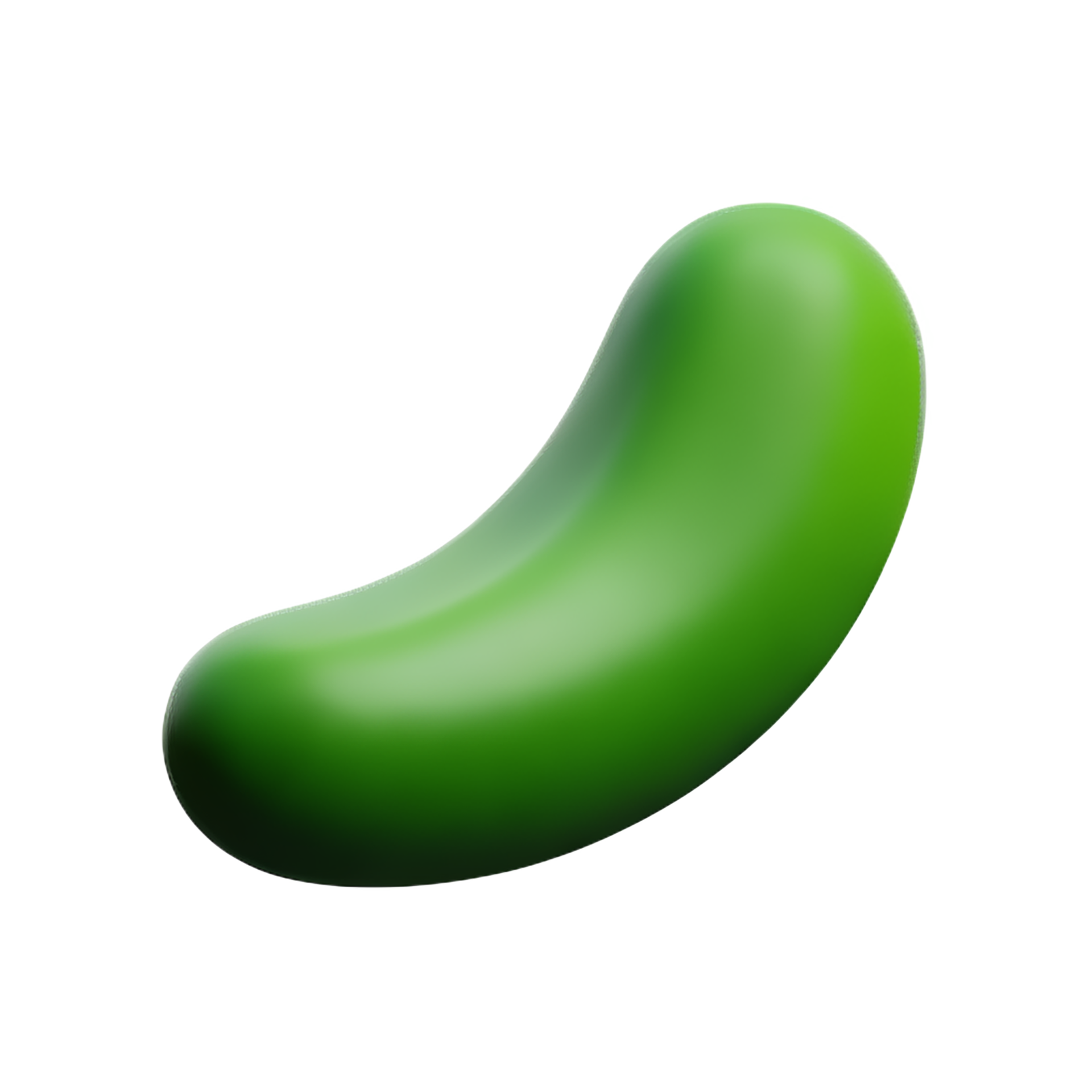 Cucumber 3d Rendering Icon Illustration 28799554 Png