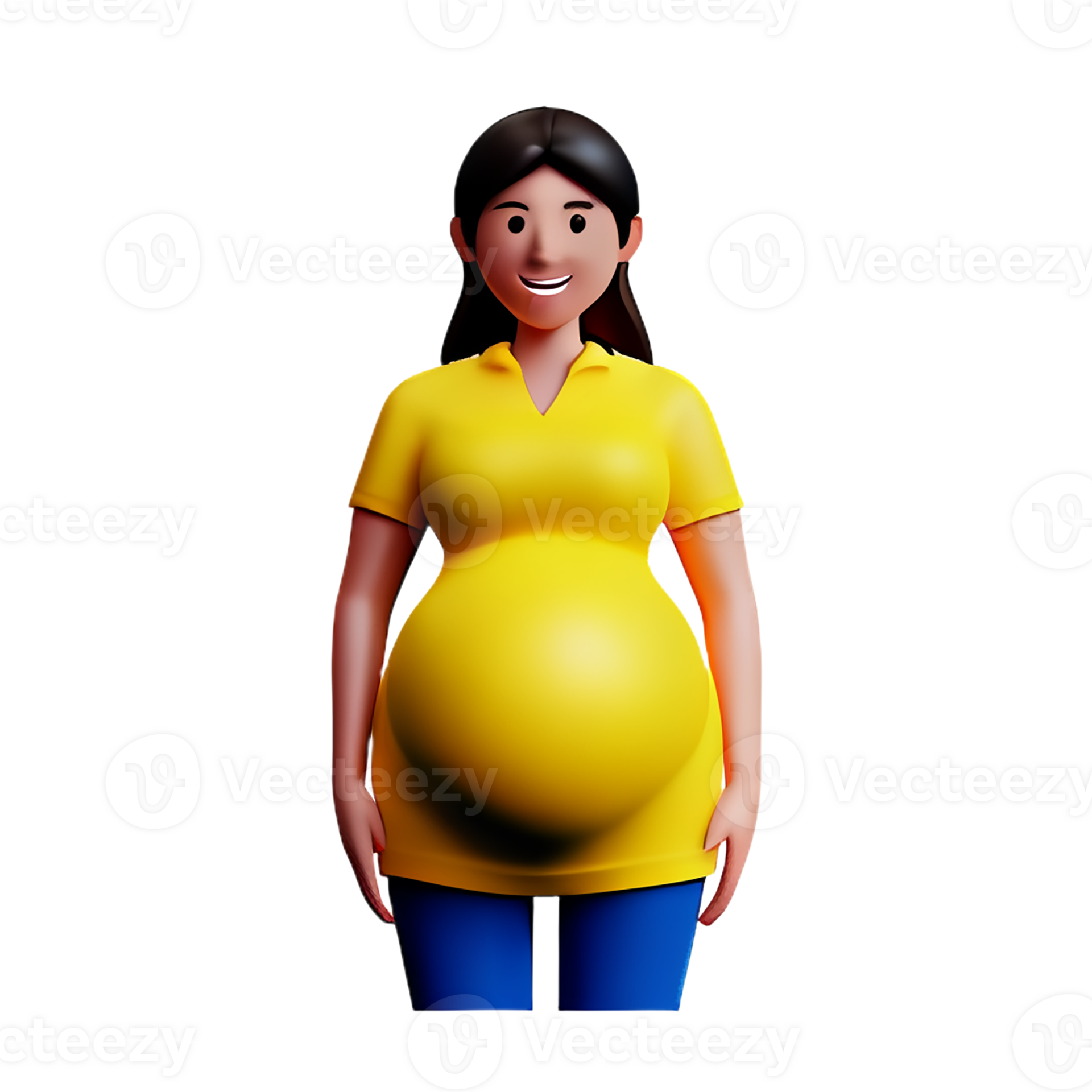 pregnant 3d rendering icon illustration 28801302 PNG