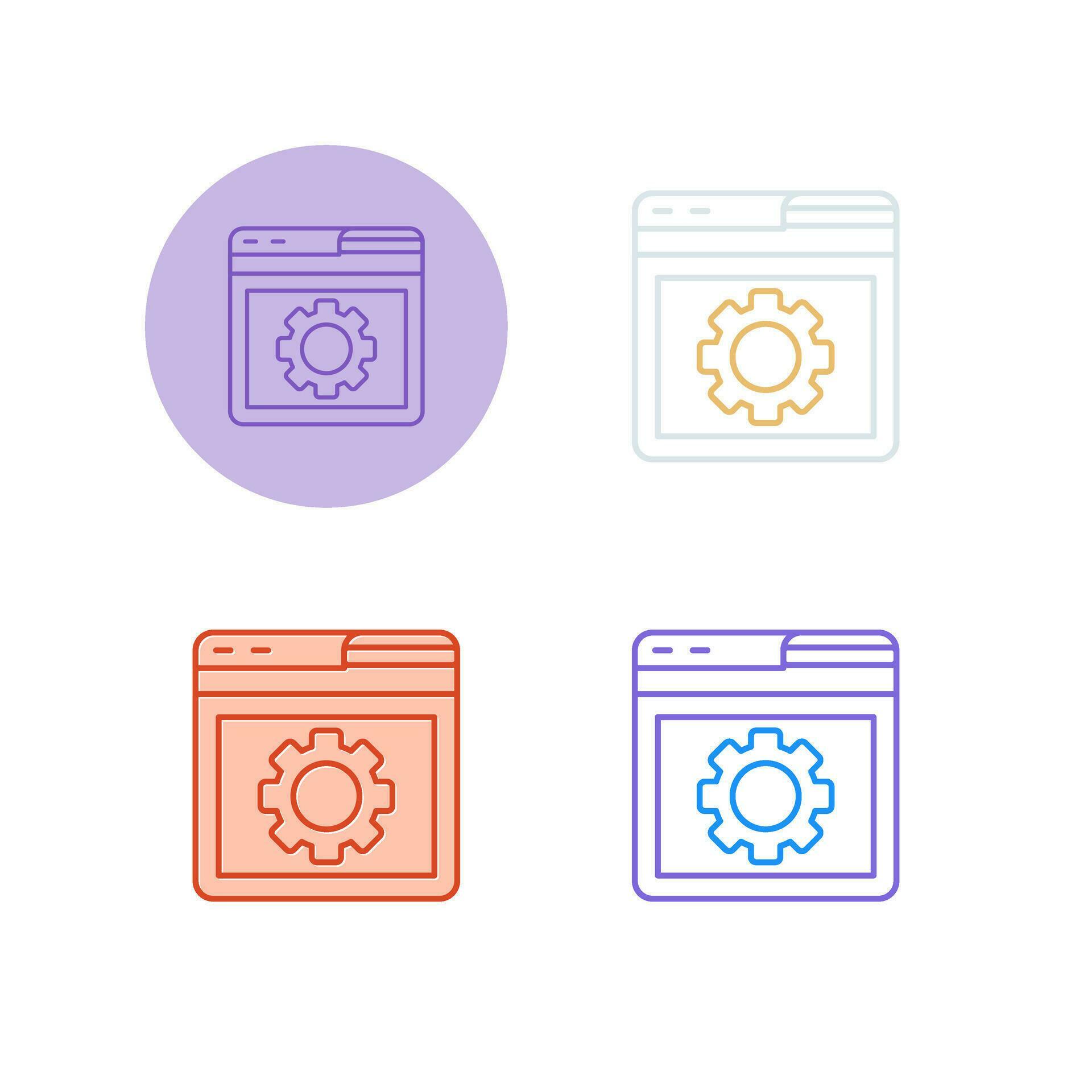 Browser Setting Vector Icon 28825839 Vector Art at Vecteezy