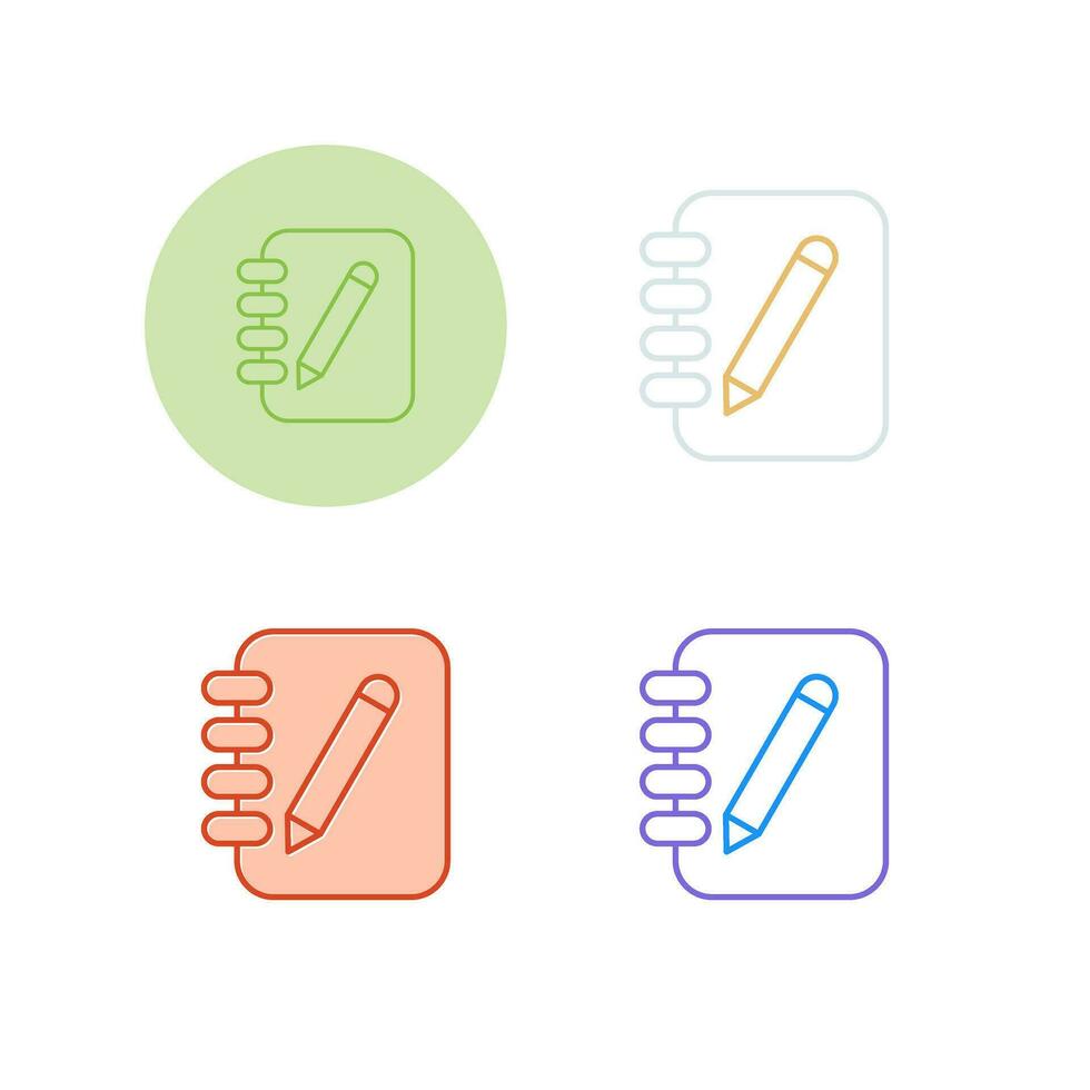 Notebook Vector Icon 28827094 Vector Art at Vecteezy