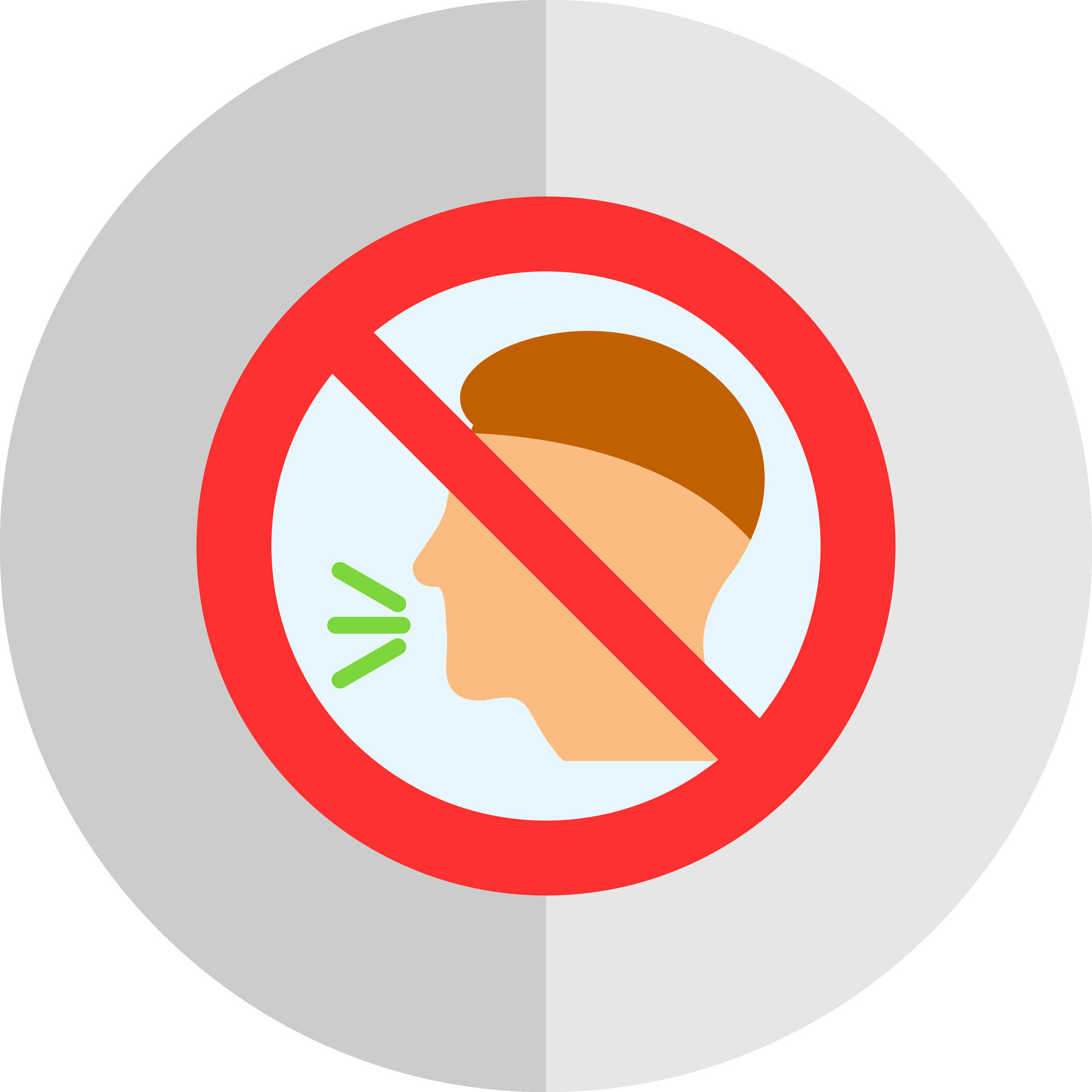 No Talking Vector Icon Design 28837223 Vector Art at Vecteezy