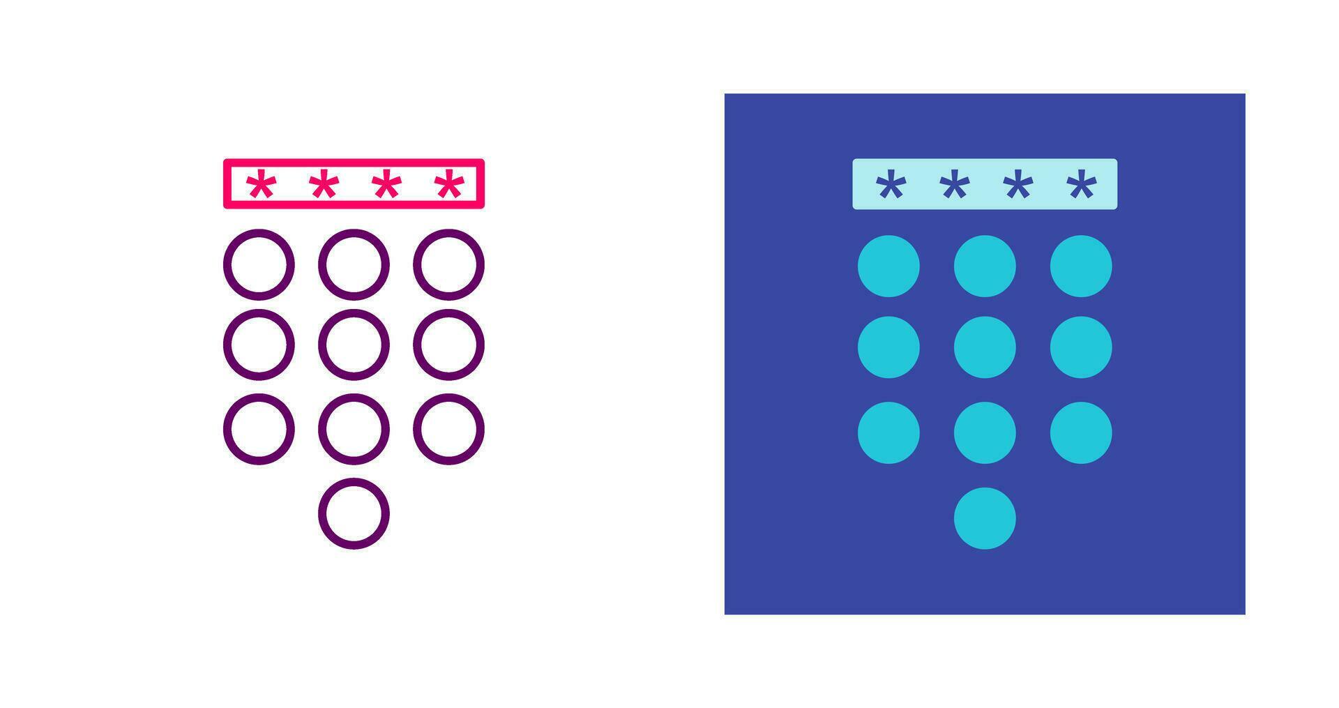 Passcode Lock Vector Icon 28855450 Vector Art at Vecteezy