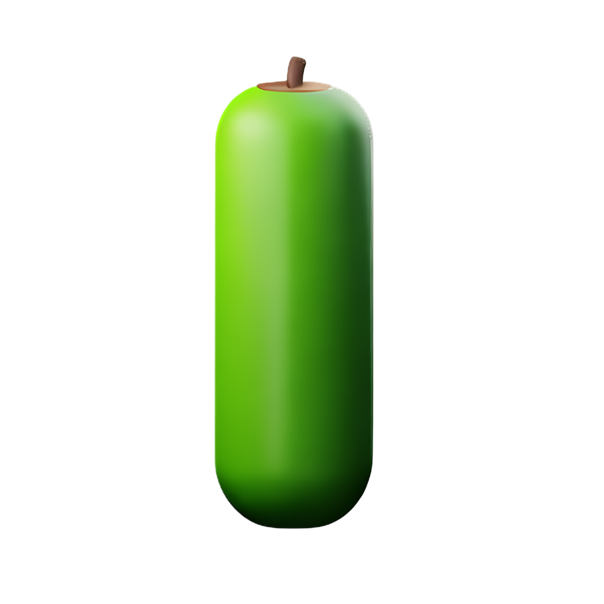 Cucumber 3d Rendering Icon Illustration 28855590 Png