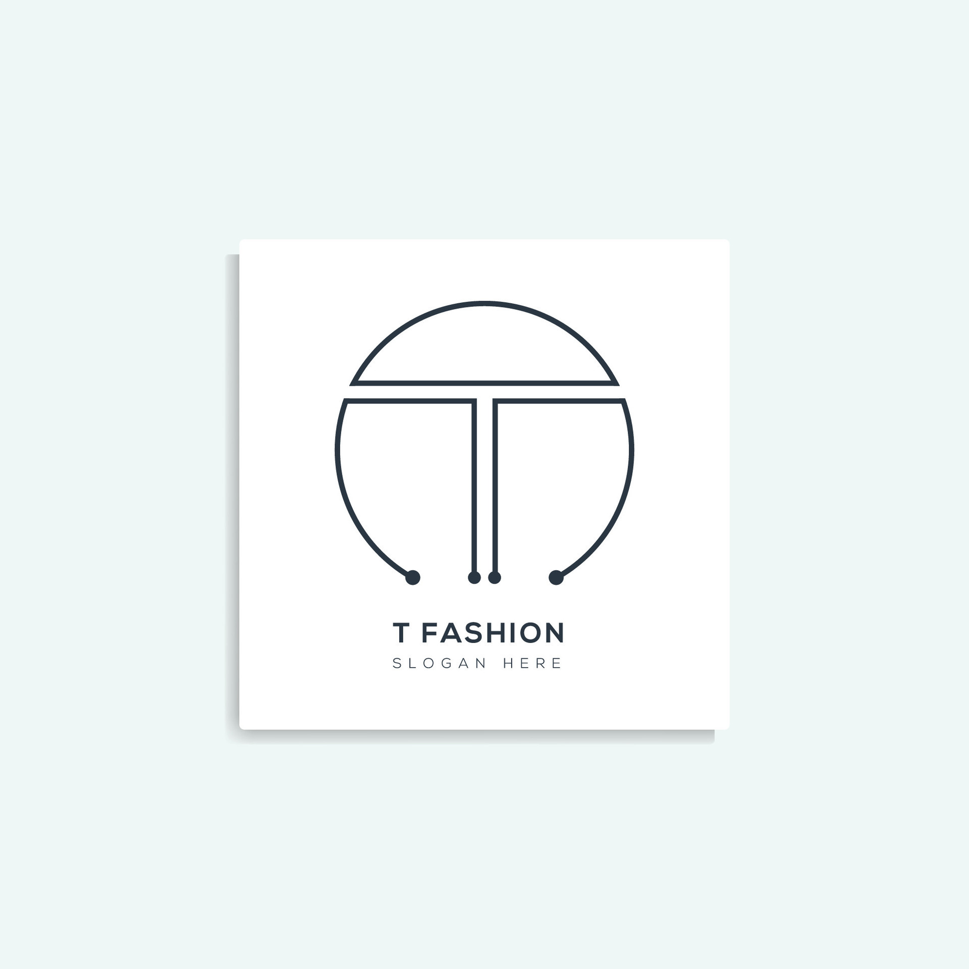 T fashion professional modern minimal logo design 28858818 Vector Art at Vecteezy