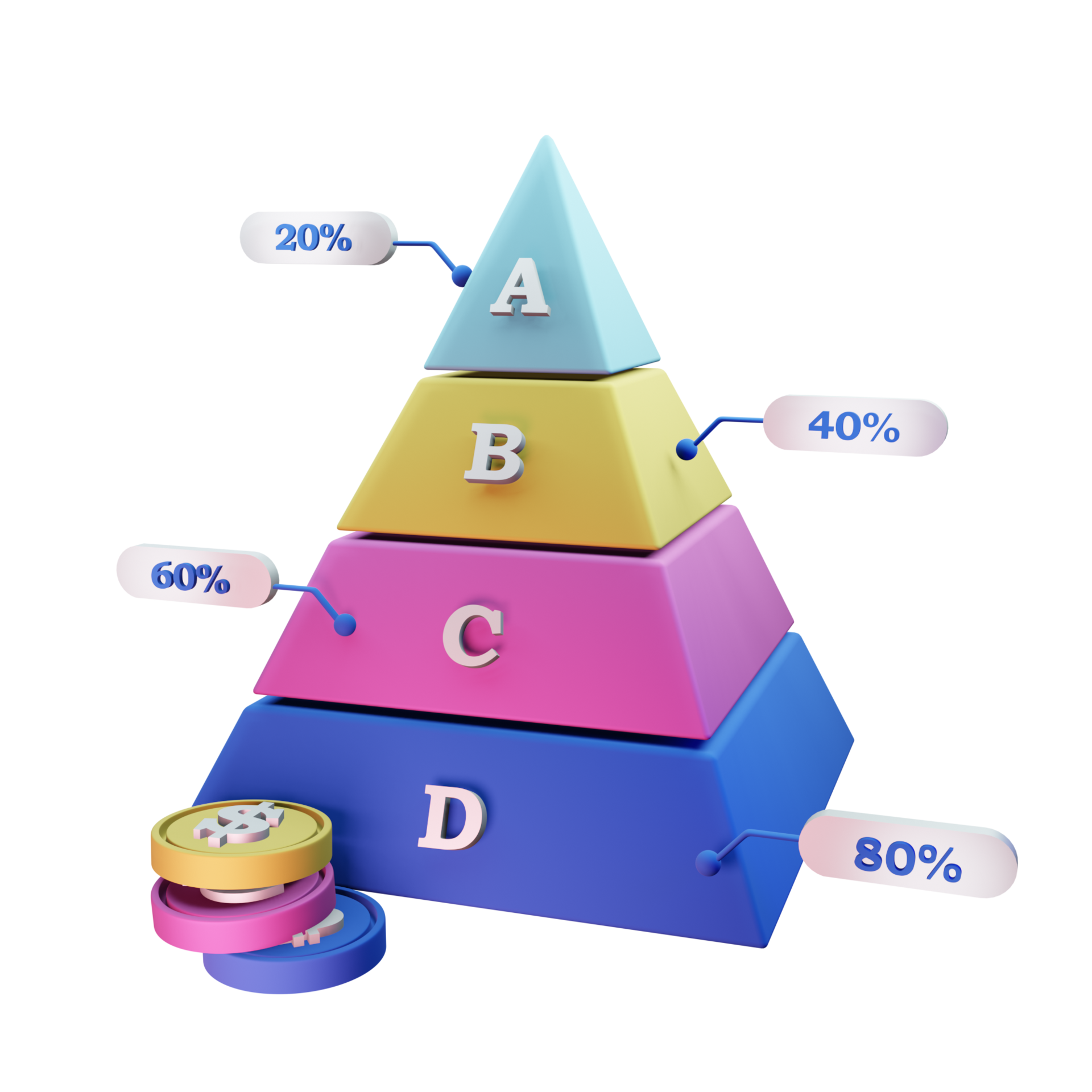 Pyramid Chart 3D Icon For Business 28860777 PNG Pyramid Chart 3D Icon For Business 28860777 PNG