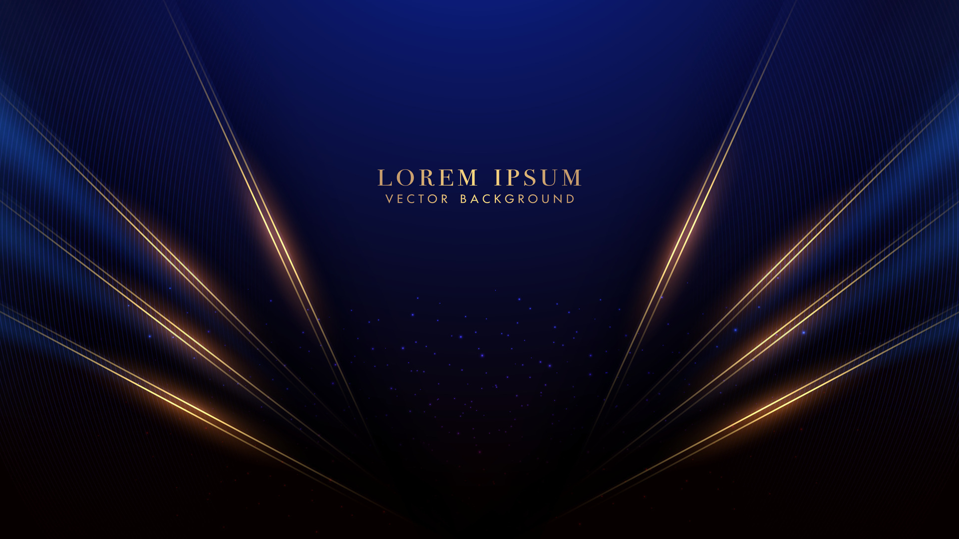 Diagonal gold lines with shiny dots effect decoration on dark blue luxury background 28863578 ...