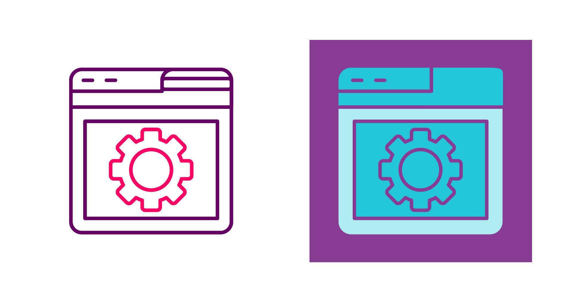 Browser Setting Vector Icon 28865036 Vector Art At Vecteezy