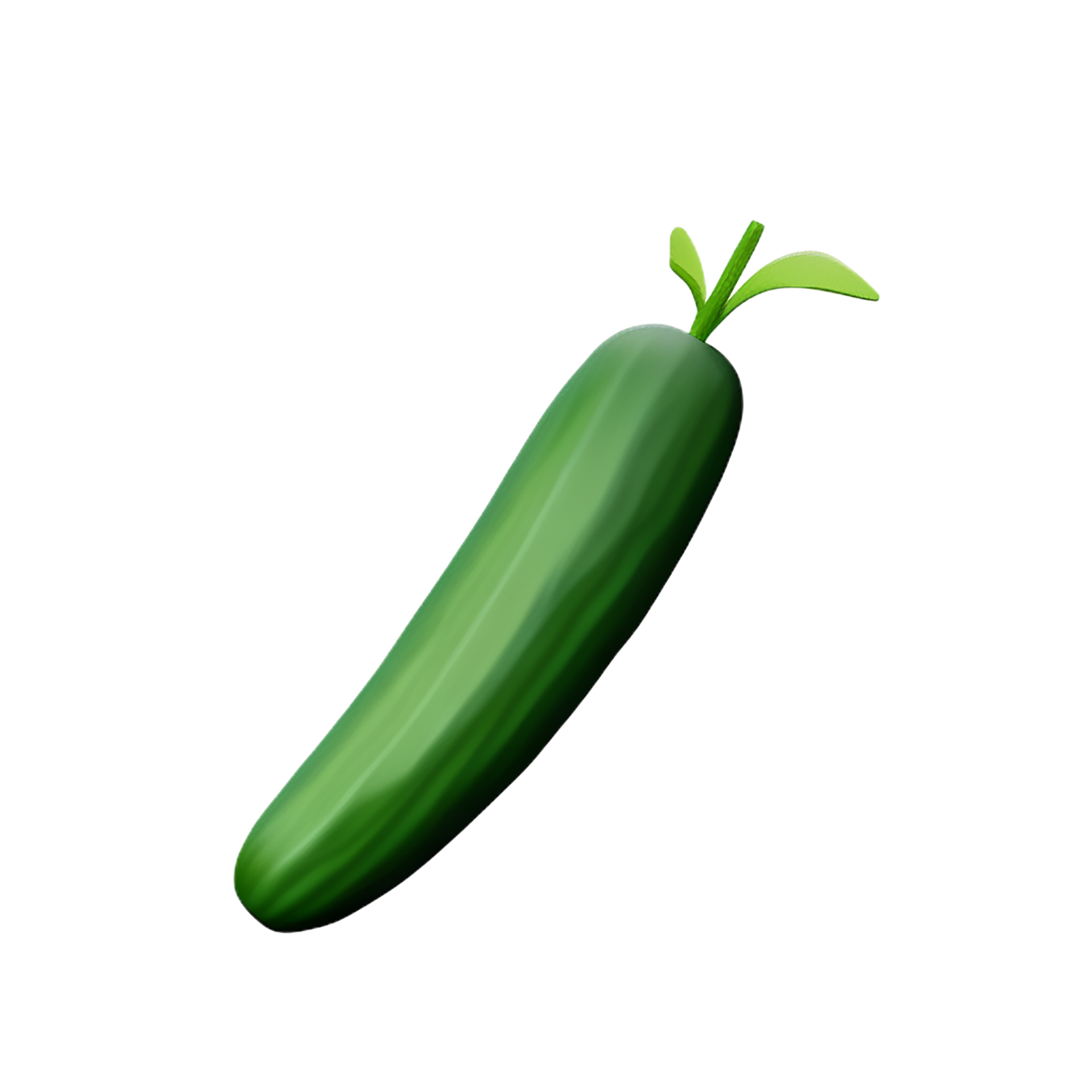 Cucumber 3d Rendering Icon Illustration 28865345 Png