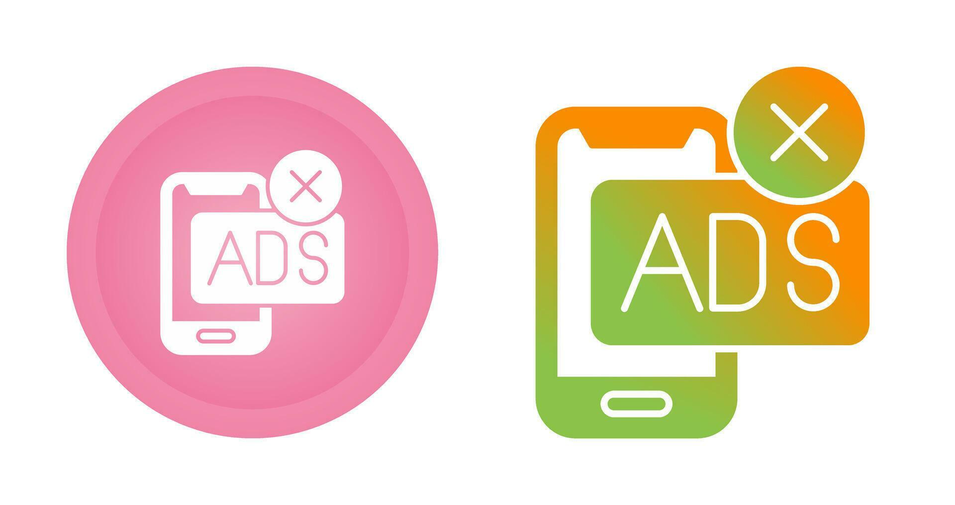 Ad Block Vector Icon 28867609 Vector Art At Vecteezy