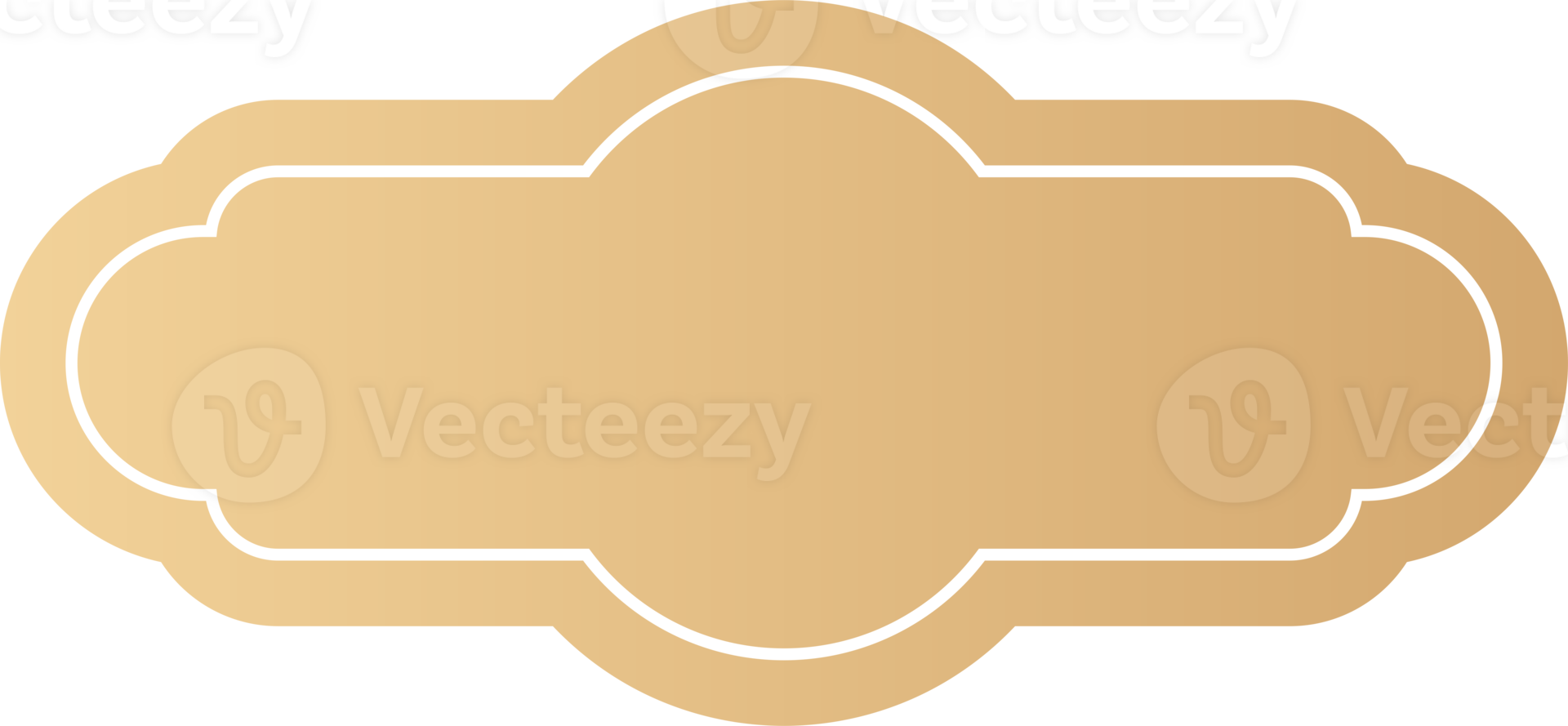 Blank Gold Badge Element 28885018 Png
