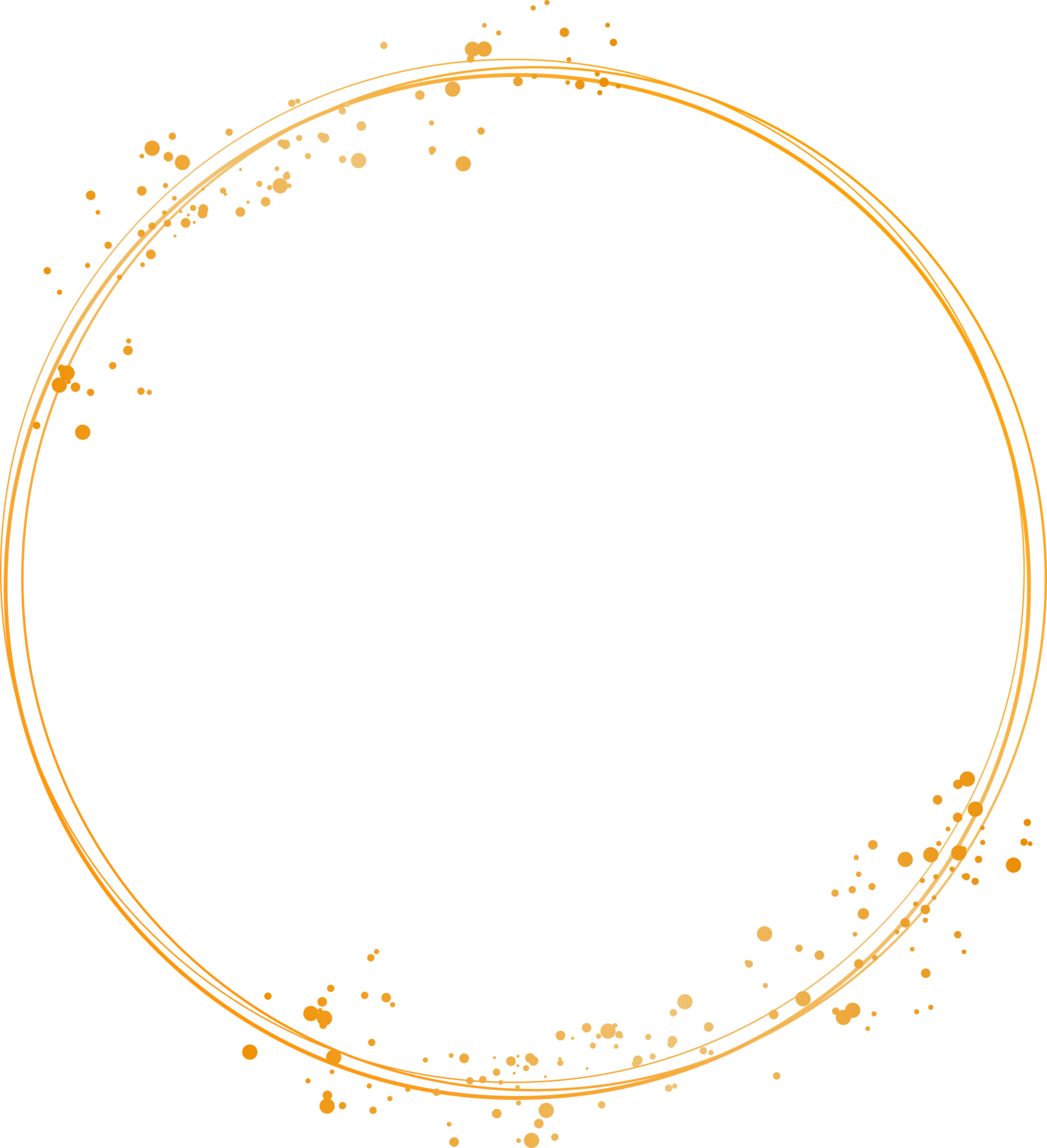 Gold circle glitter frame 28888653 PNG