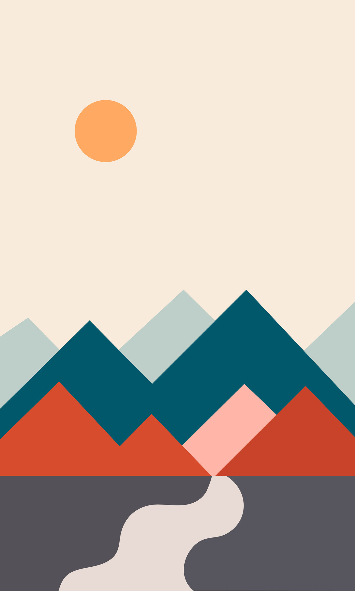 Stunning landscape vector design illustration 28890389 Vector Art at ...