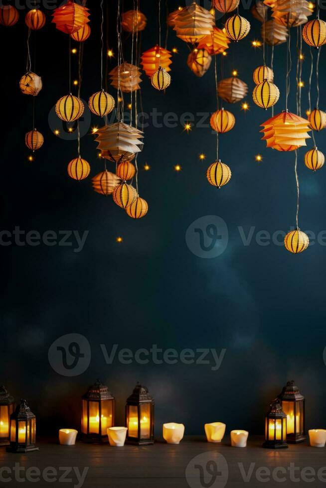 Ground paper lanterns store
