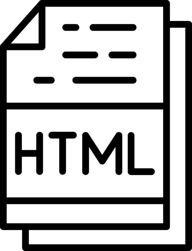 Html File Format Vector Icon Design 28898206 Vector Art at Vecteezy