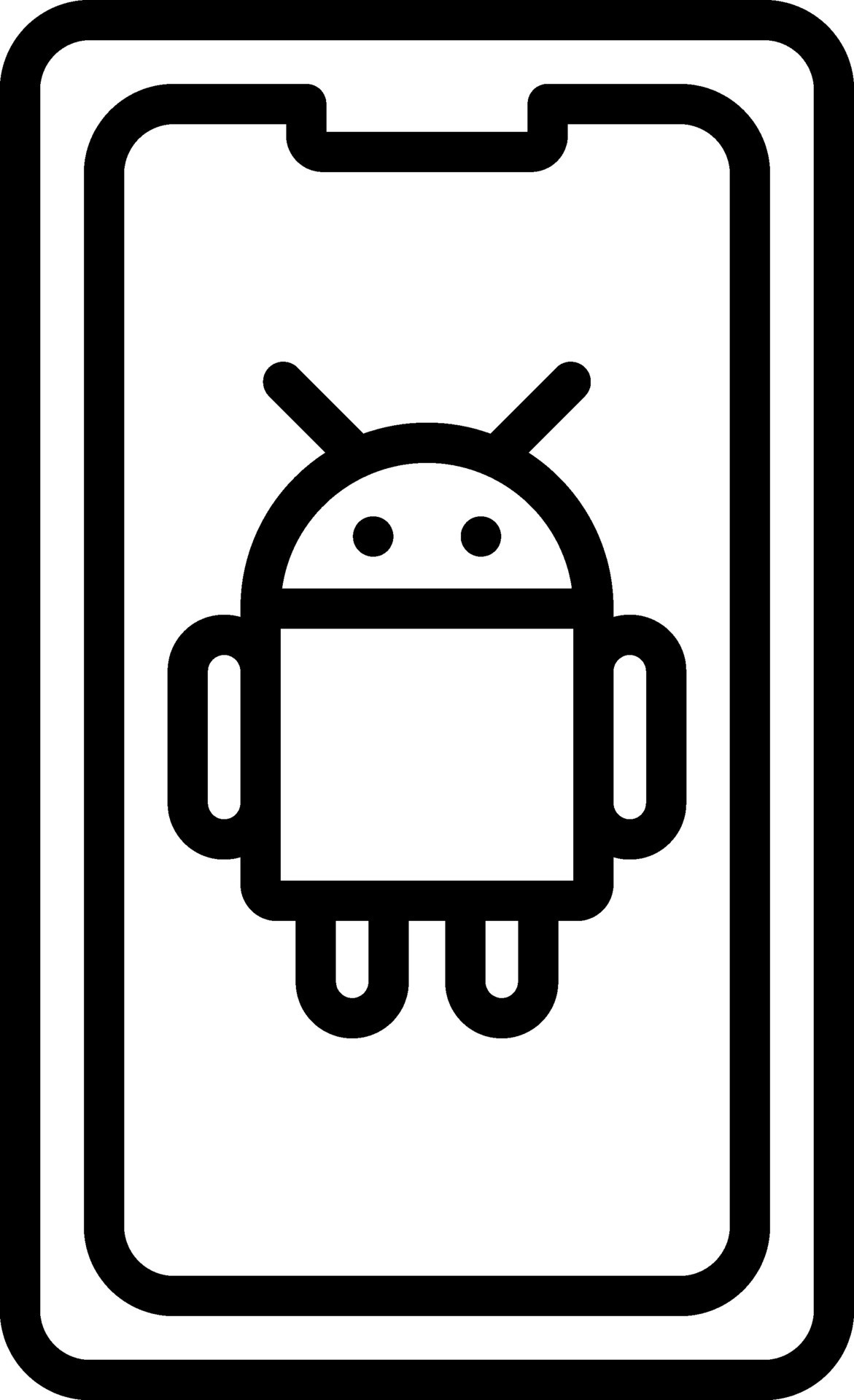Android Vector Icon Design 28898606 Vector Art at Vecteezy