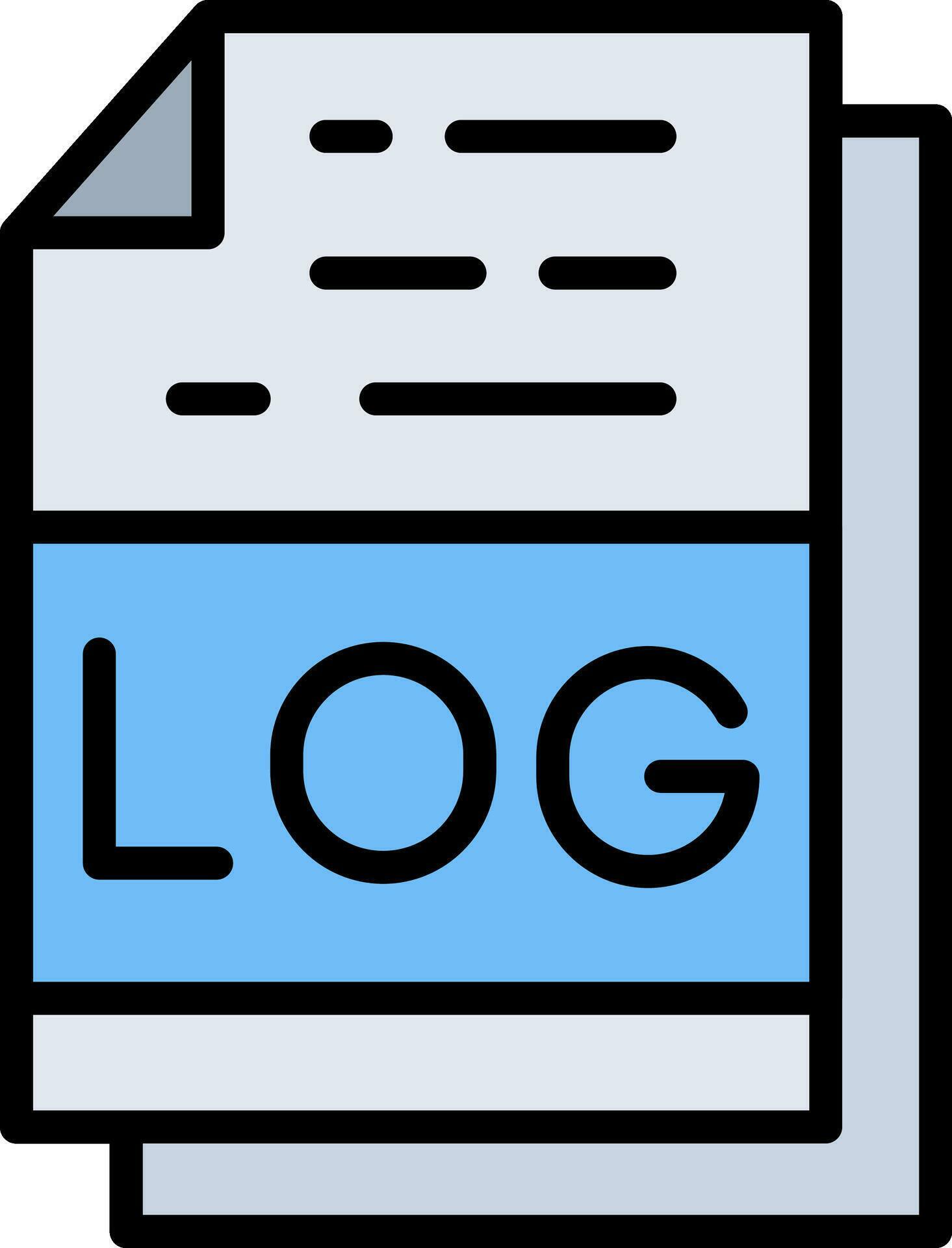 LOG File Format Vector Icon Design 28898795 Vector Art at Vecteezy