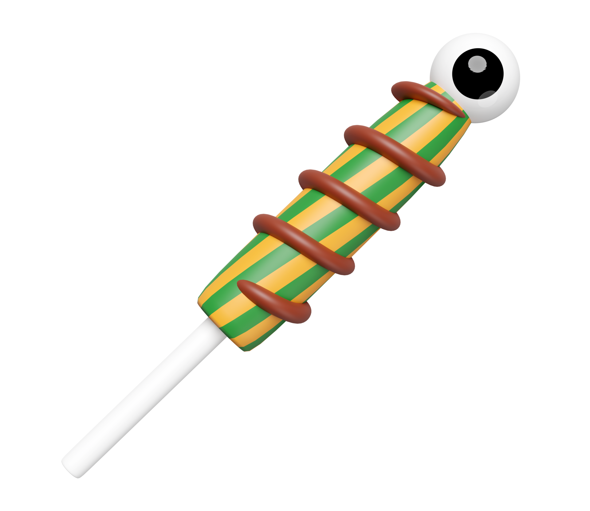 3d halloween holiday party with sweet lollipop, stick candy, eye ... 3d halloween holiday party with sweet lollipop, stick candy, eye ...