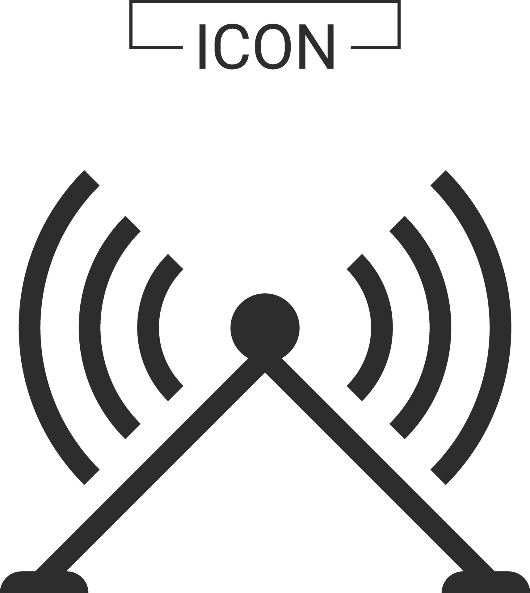 wireless icon signal connection 29071191 Vector Art at Vecteezy