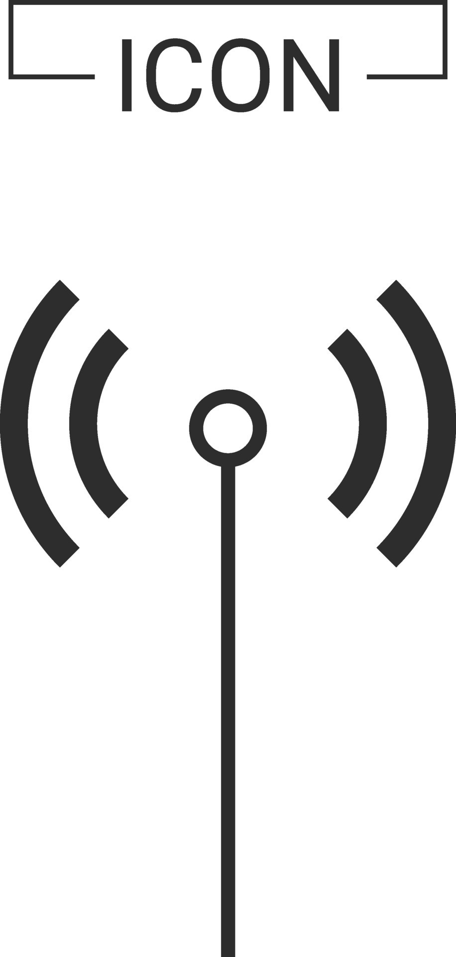 wireless icon signal connection 29071398 Vector Art at Vecteezy