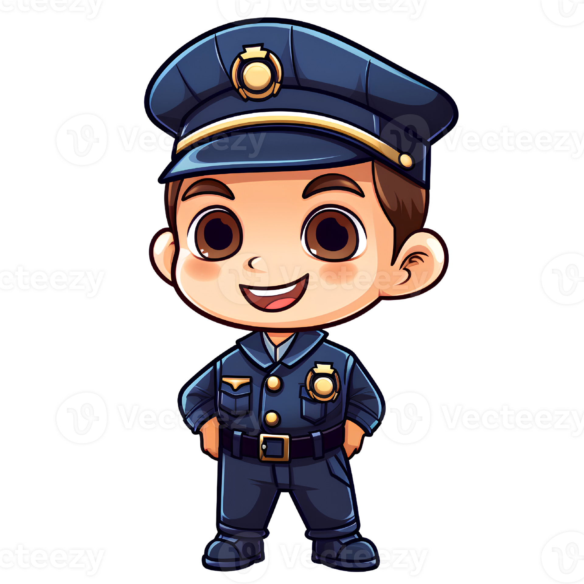 policeman cartoon ai generative 29071898 PNG