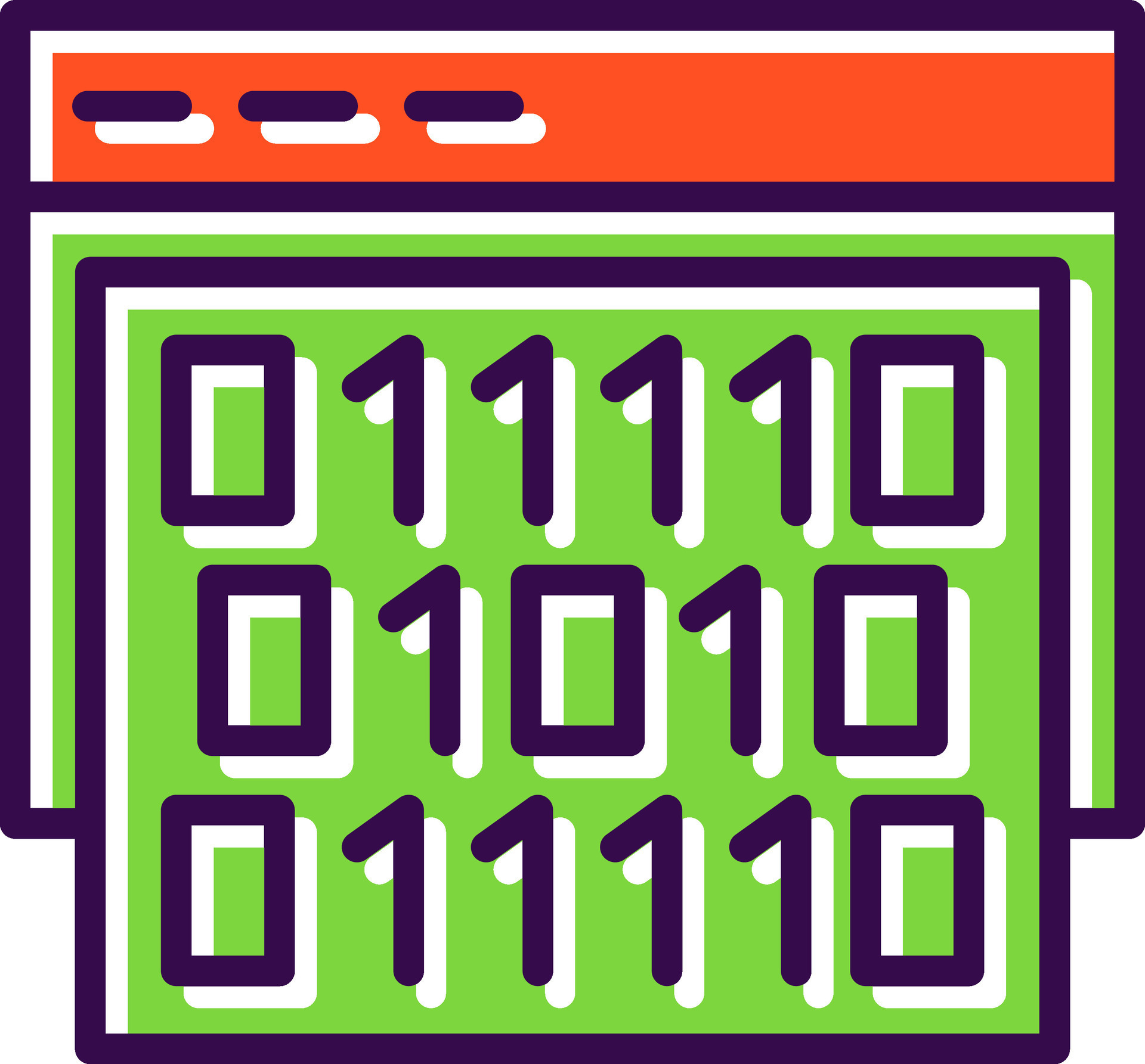 Binary Code Vector Icon Design 29073549 Vector Art At Vecteezy